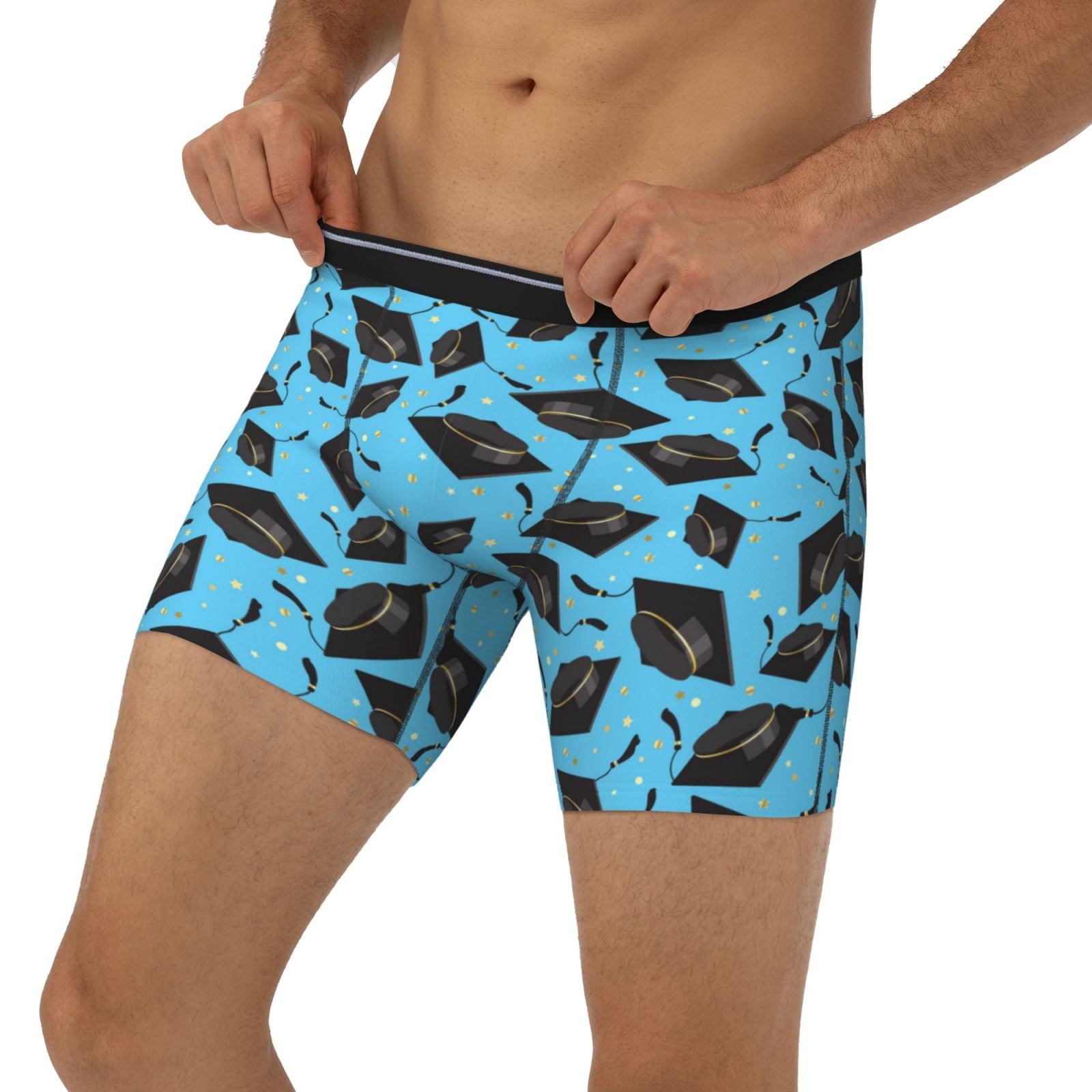 Mens Underwear Boxer Briefs, Soft Breathable Underwear Long Leg for Men ...