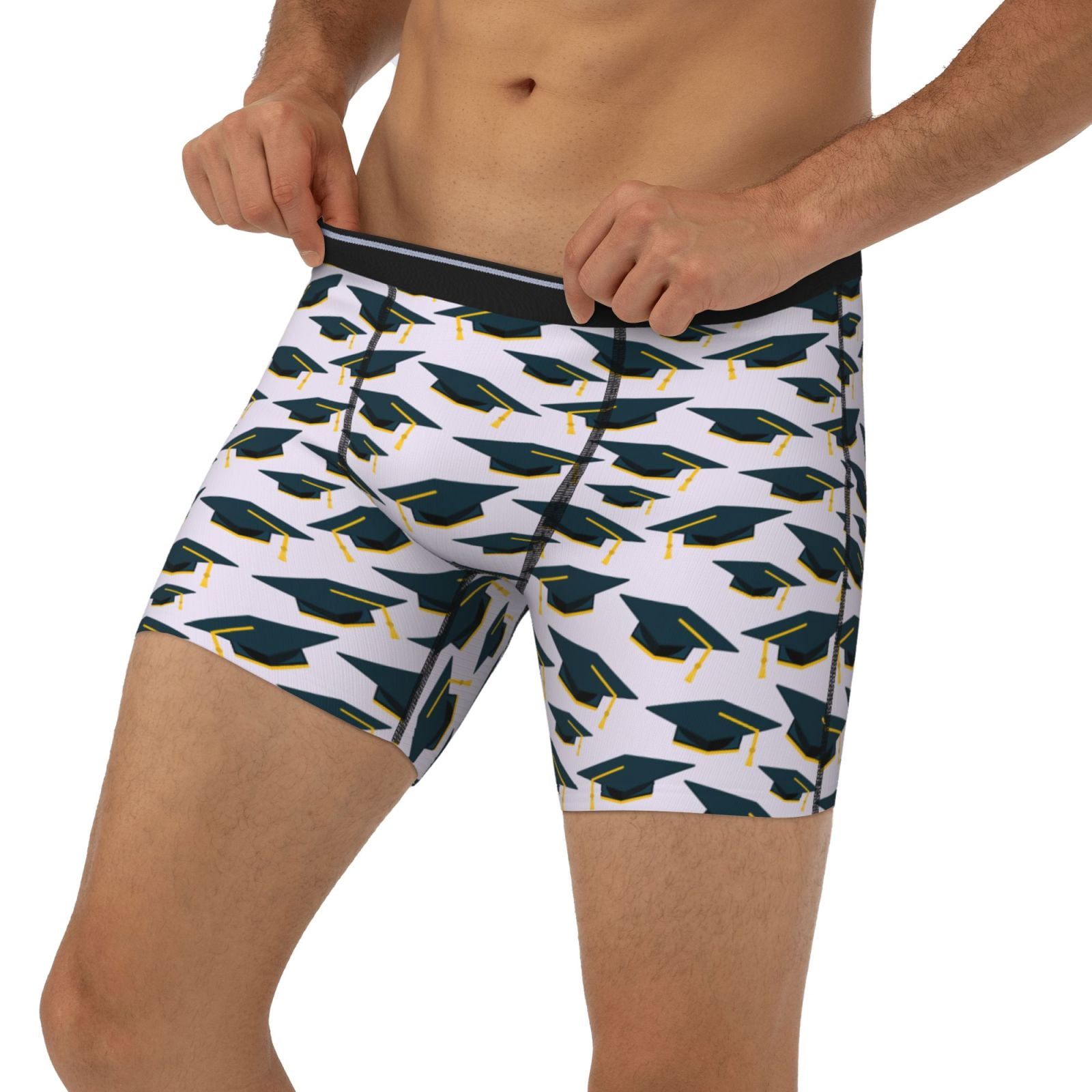 Mens Underwear Boxer Briefs, Soft Breathable Underwear Long Leg for Men ...
