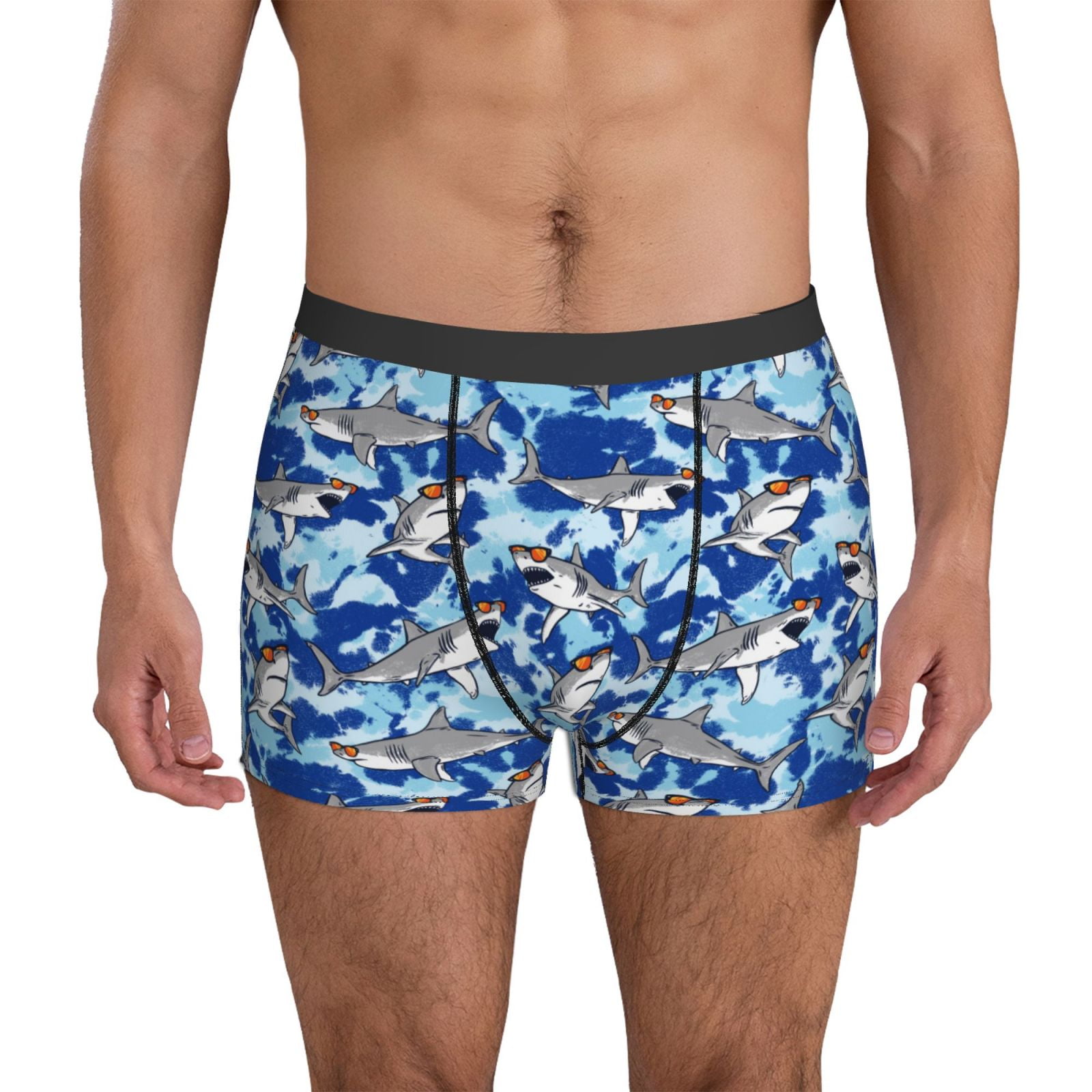 Mens Underwear Boxer Briefs - Spectacled Great White Shark Breathable ...