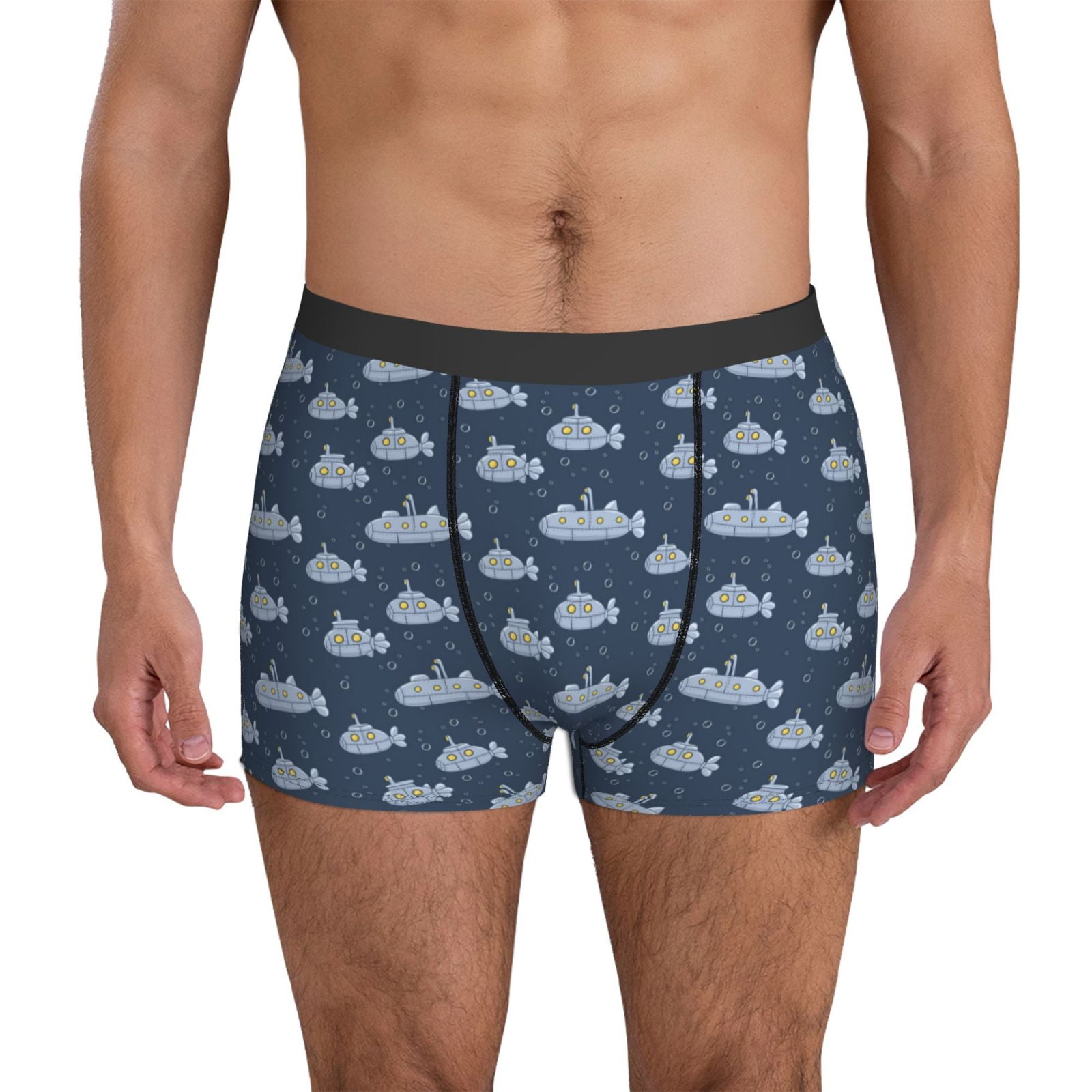 Mens Underwear Boxer Briefs - Submarine With Periscope Comfort ...