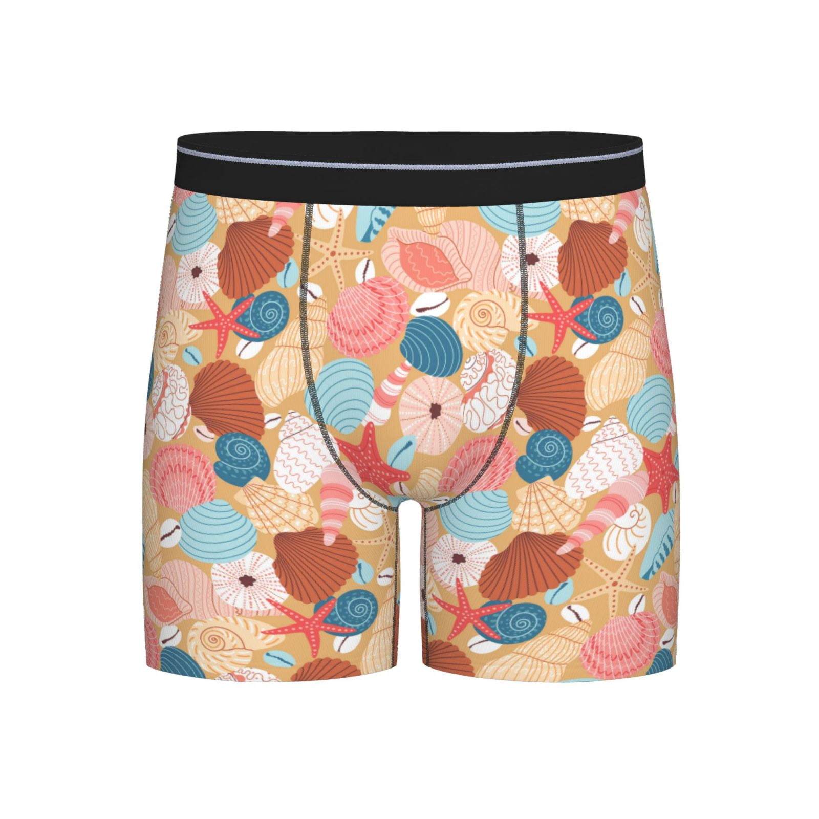 Mens Underwear, Brightly Colored Conch Mens Underwear Boxer Briefs ...