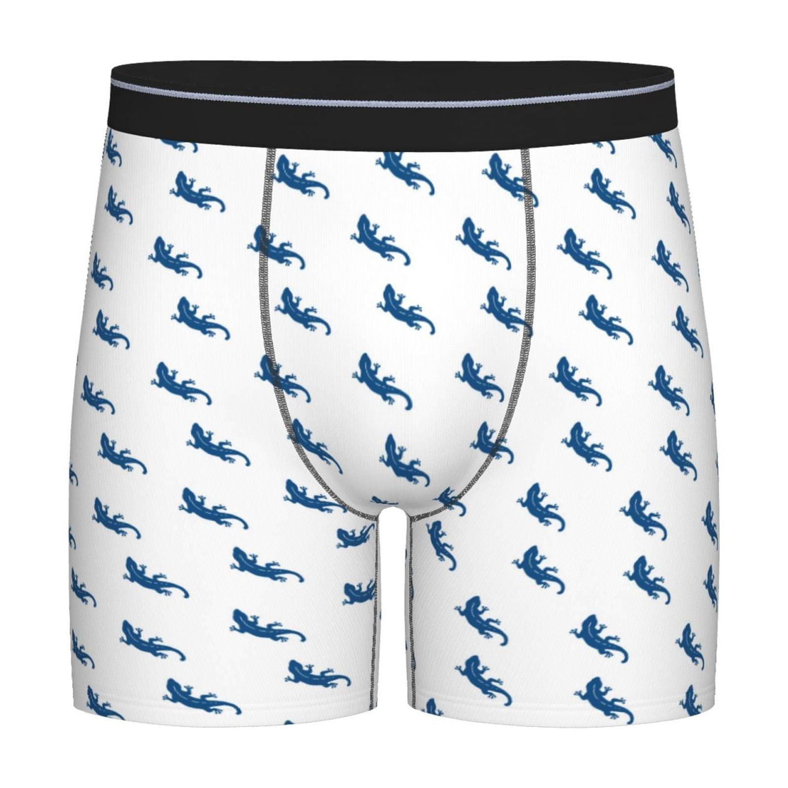 Mens Underwear, Cartoon Cute Lizard Gecko_D Mens Underwear Boxer Briefs ...