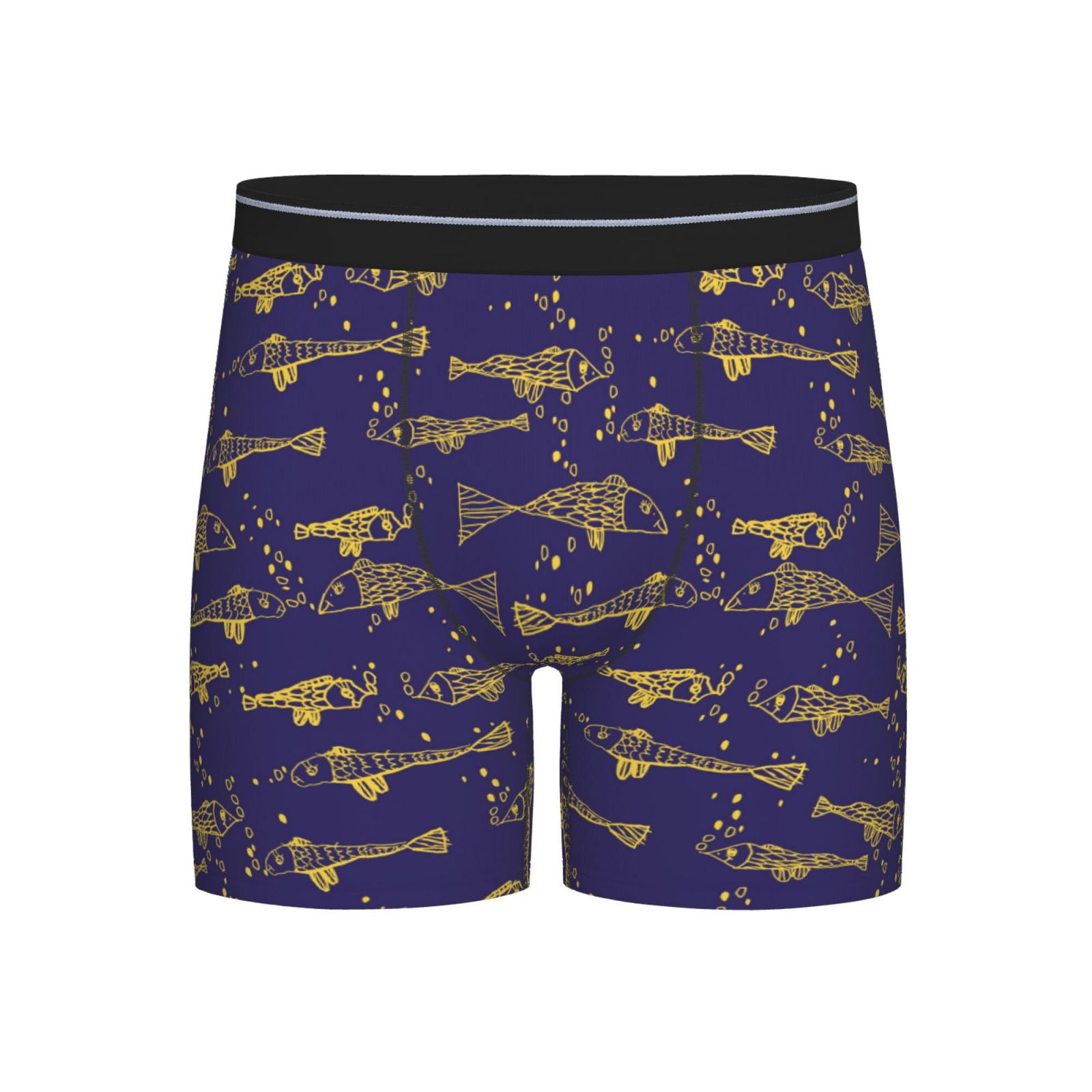 Mens Underwear, Cartoon Golden Fish Mens Underwear Boxer Briefs, Soft ...