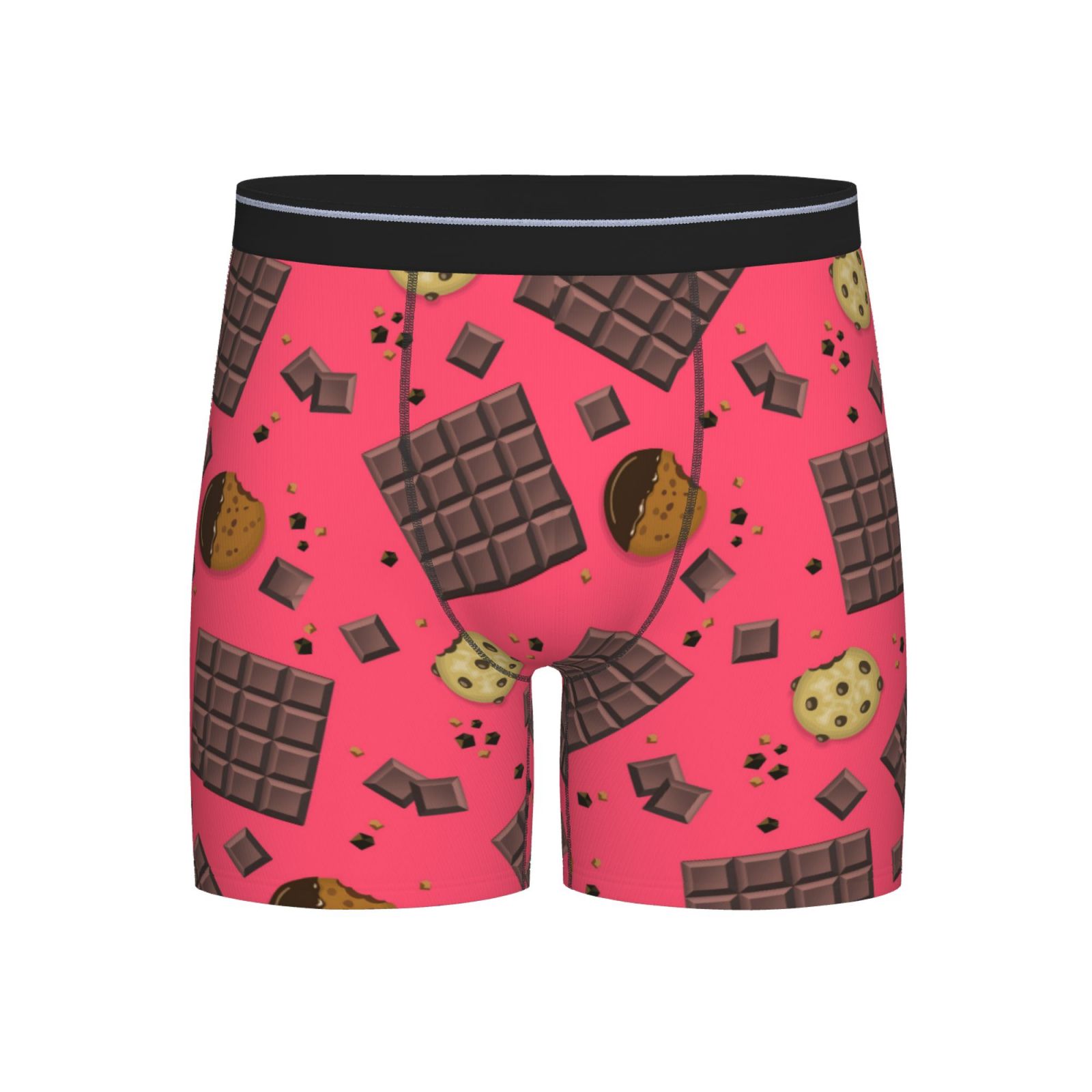 Mens Underwear, Chocolate Biscuit Print Mens Underwear Boxer Briefs ...