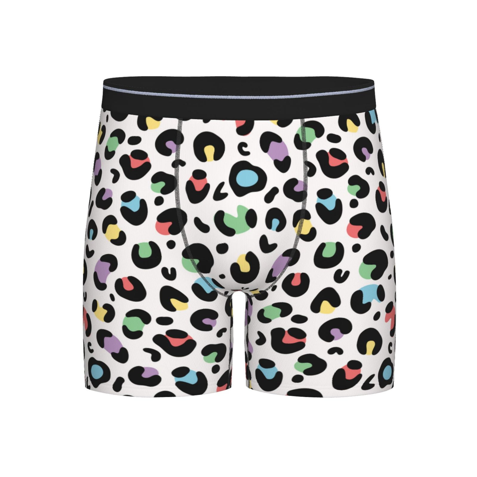 Mens Underwear, Colorful Leopard Printa Mens Underwear Boxer Briefs ...