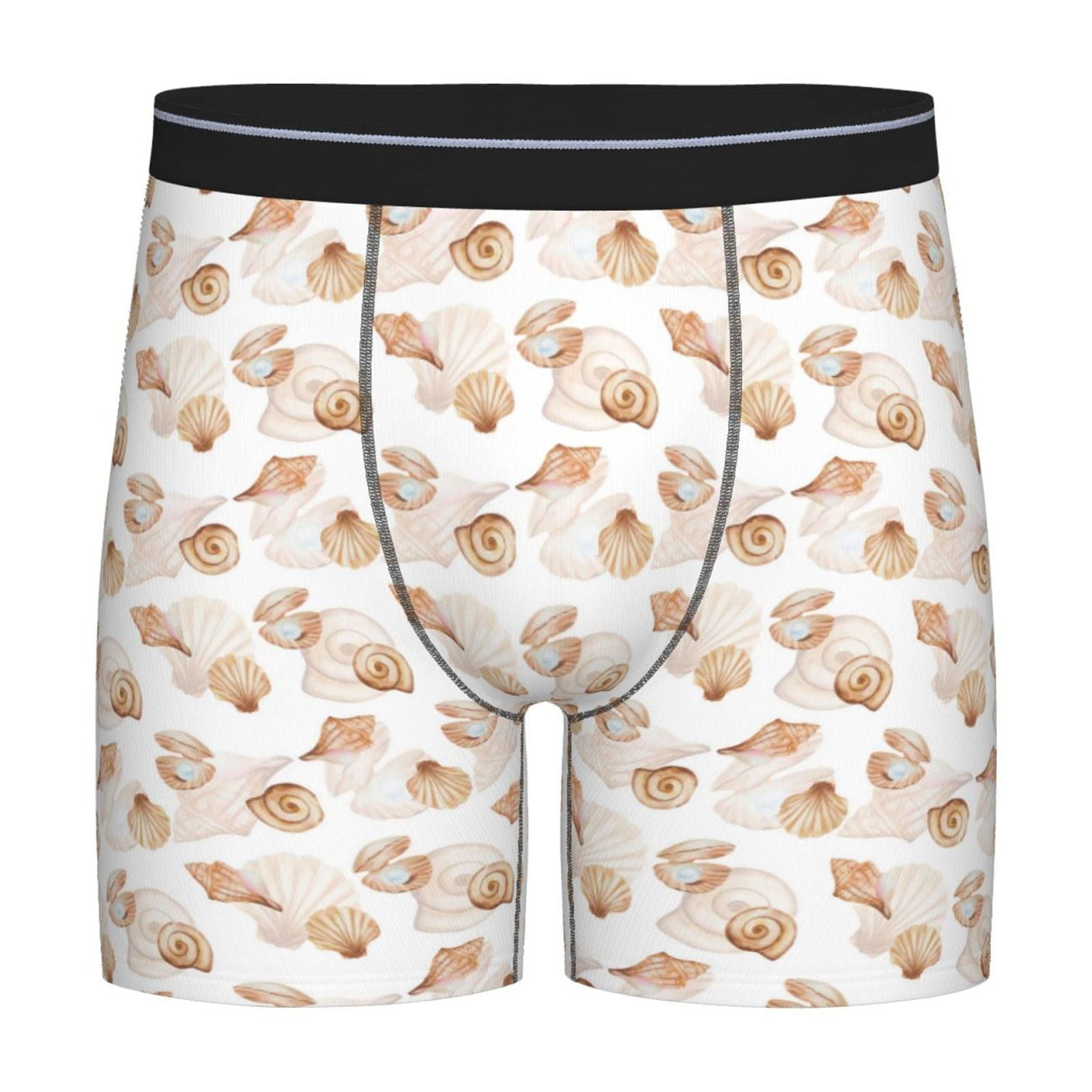 Mens Underwear, Conch Shell No.J920 Mens Underwear Boxer Briefs, Soft ...