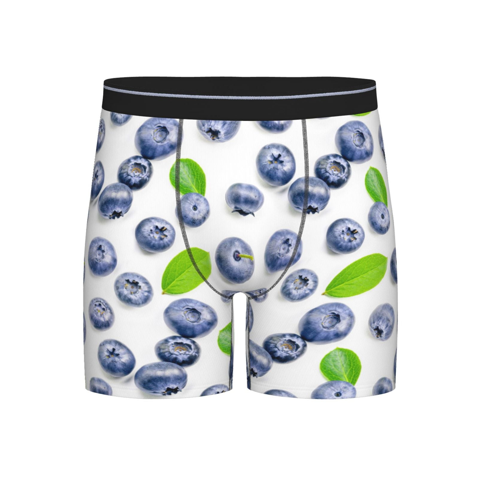 Mens Underwear, Cool Blueberries Mens Underwear Boxer Briefs, Soft ...