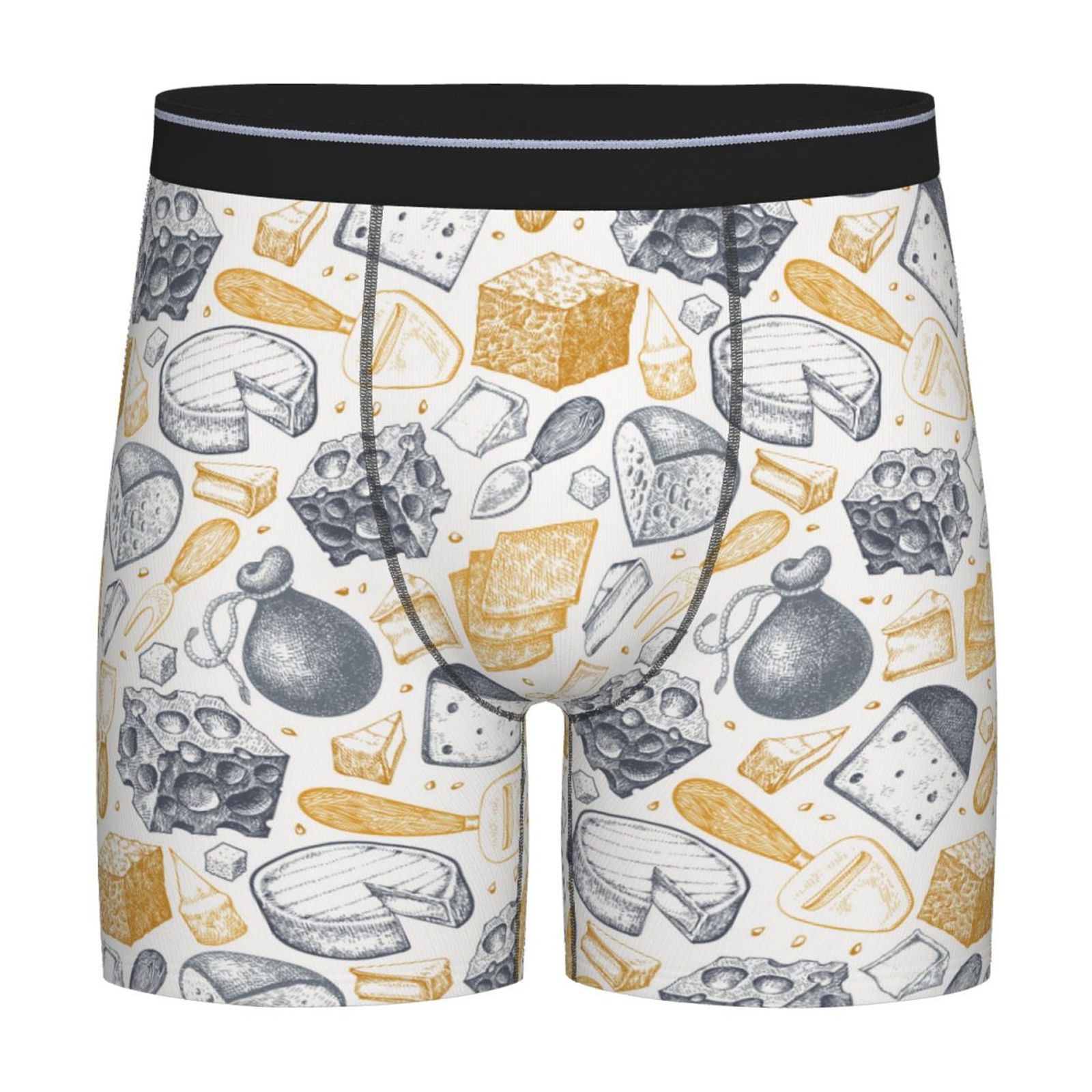 Mens Underwear, Cute Cheese Cake Mens Underwear Boxer Briefs, Soft ...