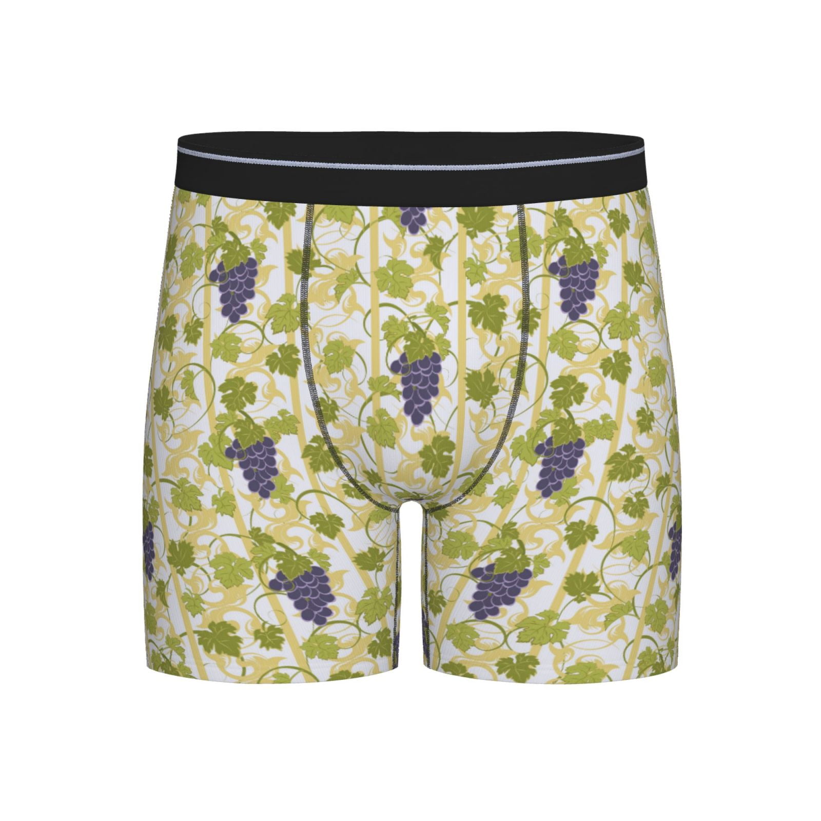 Mens Underwear, Cute Fujiman Grape Mens Underwear Boxer Briefs, Soft ...