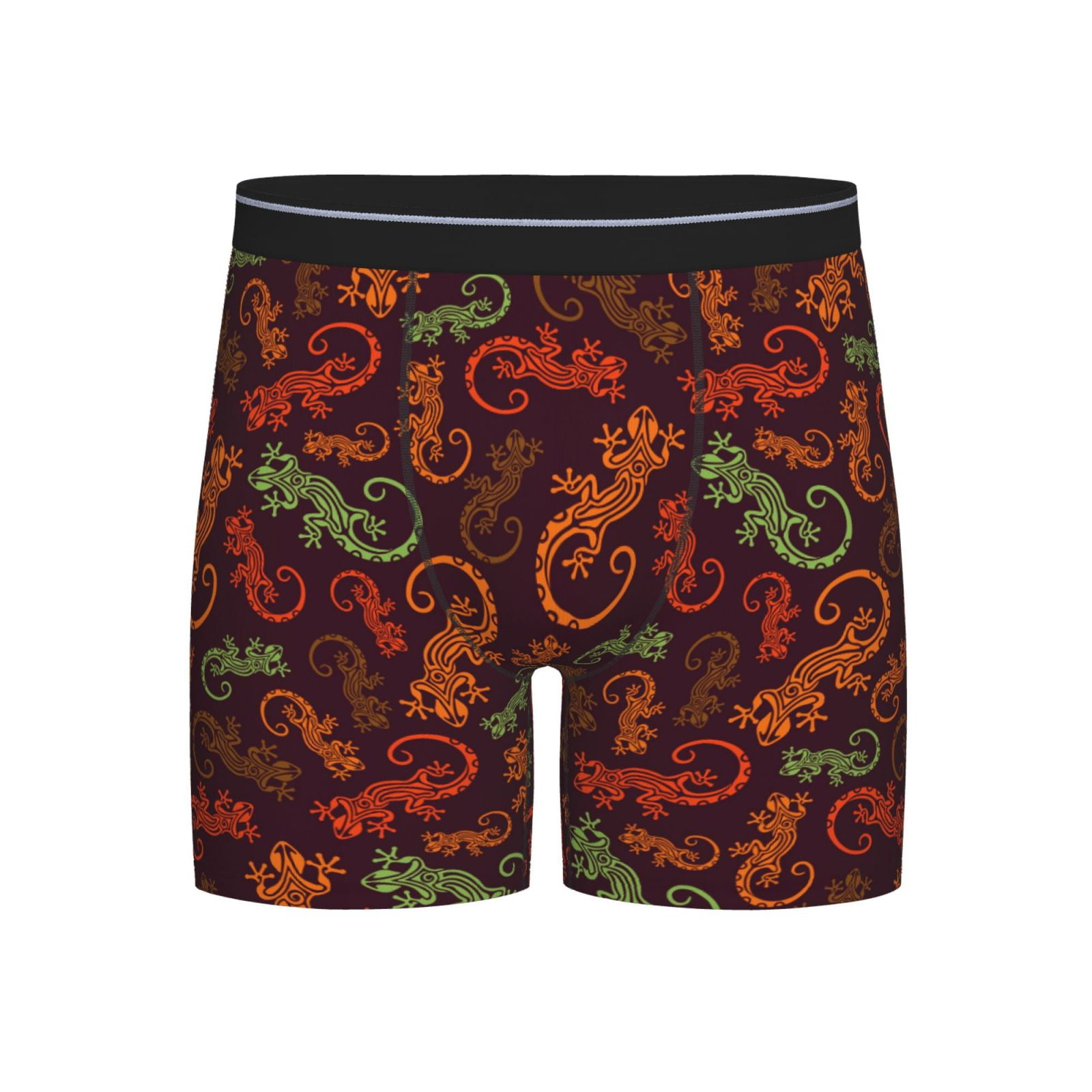 Mens Underwear, Cute Gecko Lizard Exotic Mens Underwear Boxer Briefs ...