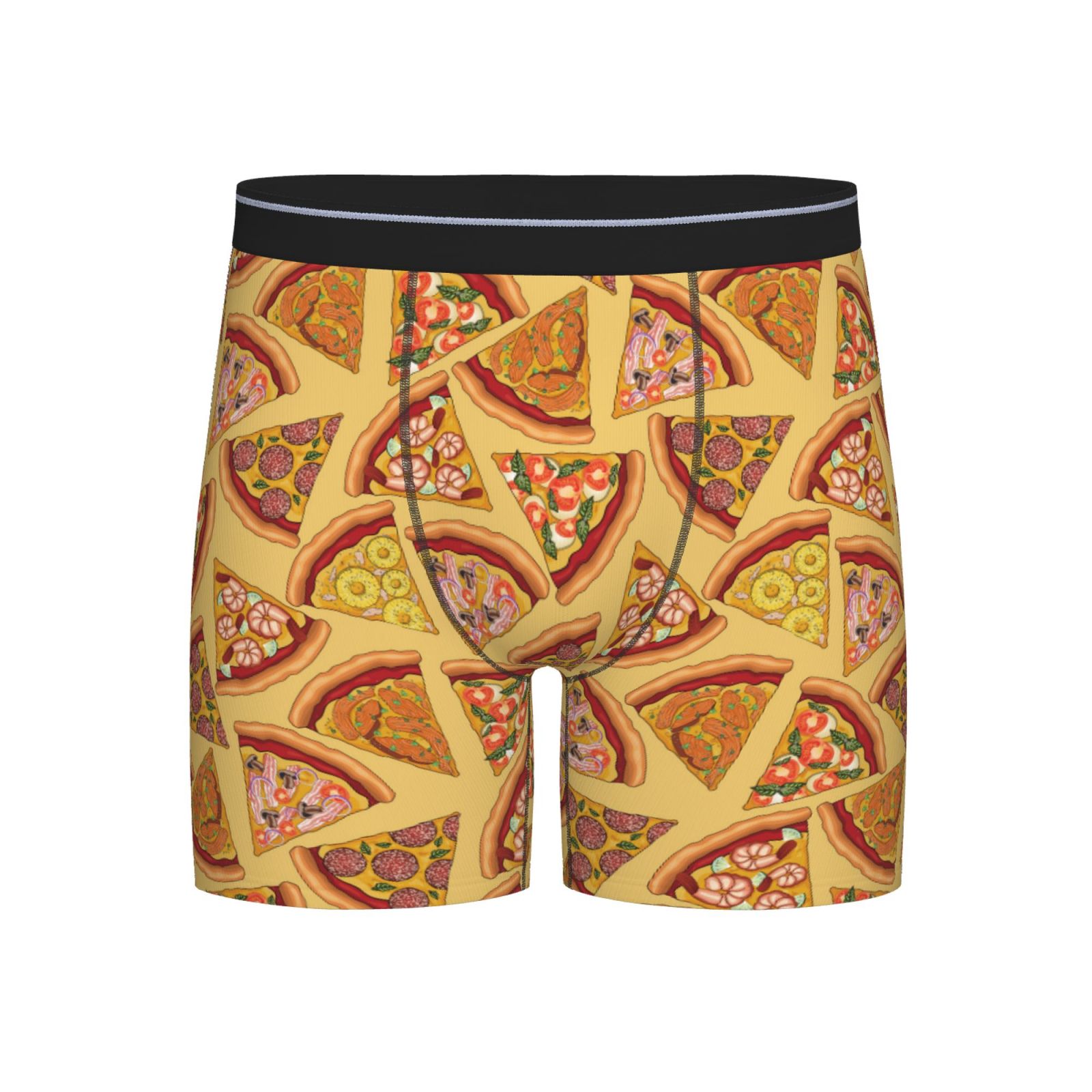 Mens Underwear, Cute Pizza Pineapple Shrimp Mens Underwear Boxer Briefs ...