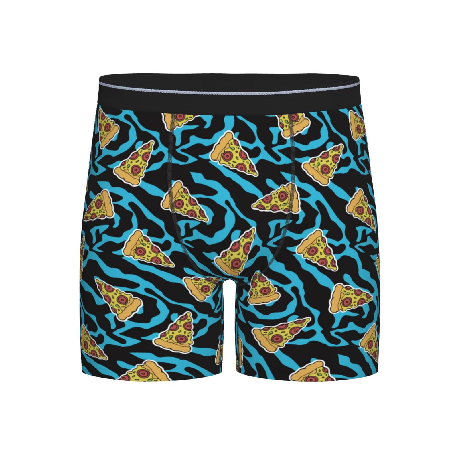 Mens Underwear, Cute Pizza Wave Mens Underwear Boxer Briefs, Soft ...