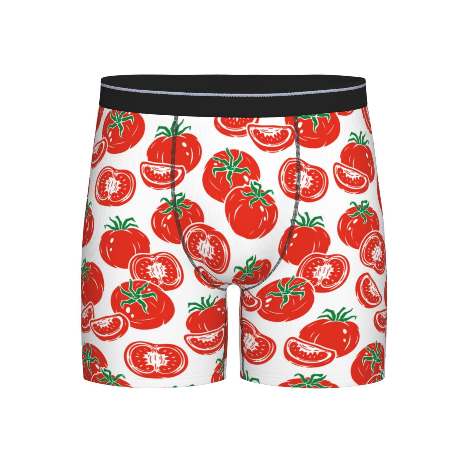 Mens Underwear, Cute Red Tomato Mens Underwear Boxer Briefs, Soft ...