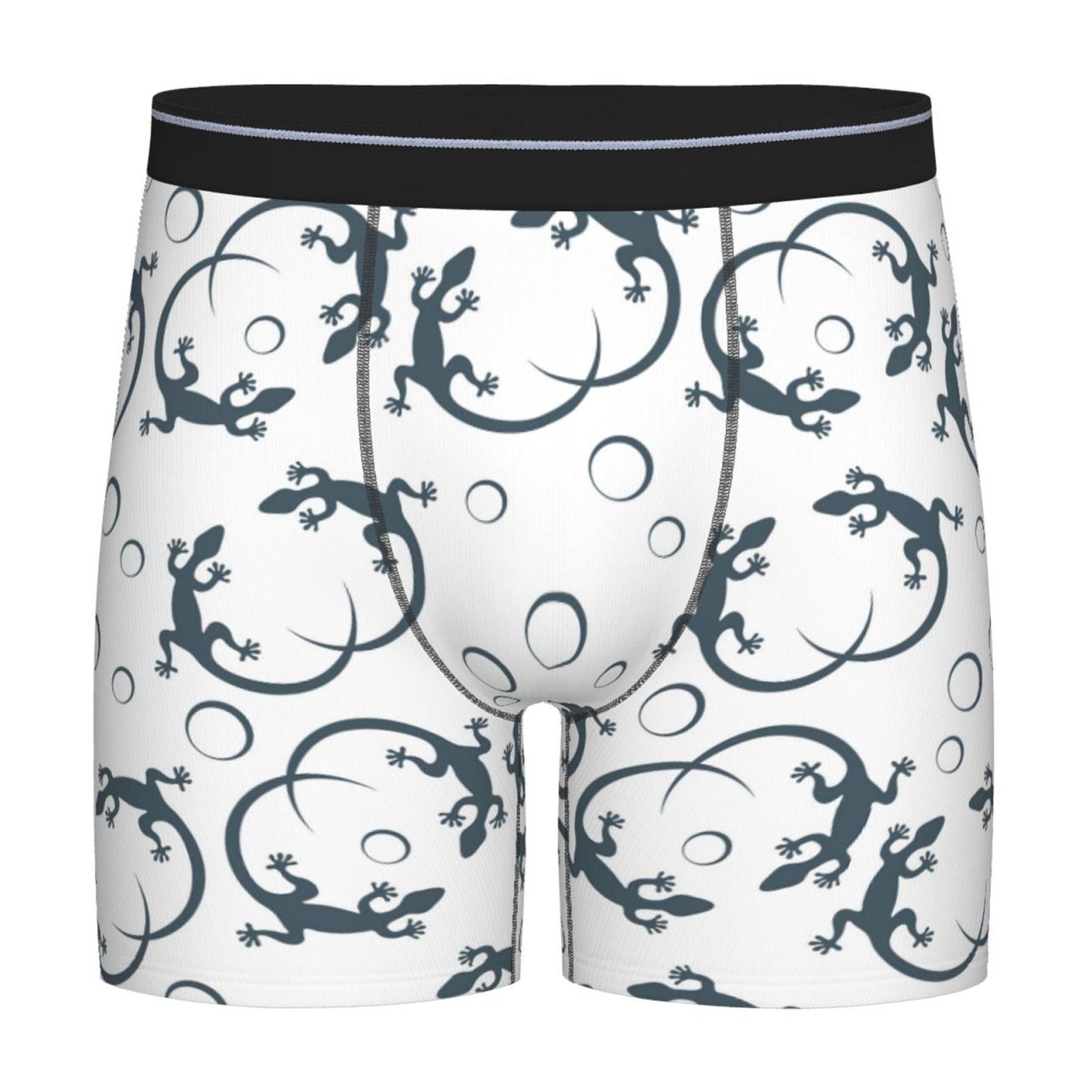 Mens Underwear, Dreamy Cute Lizard Gecko Mens Underwear Boxer Briefs ...