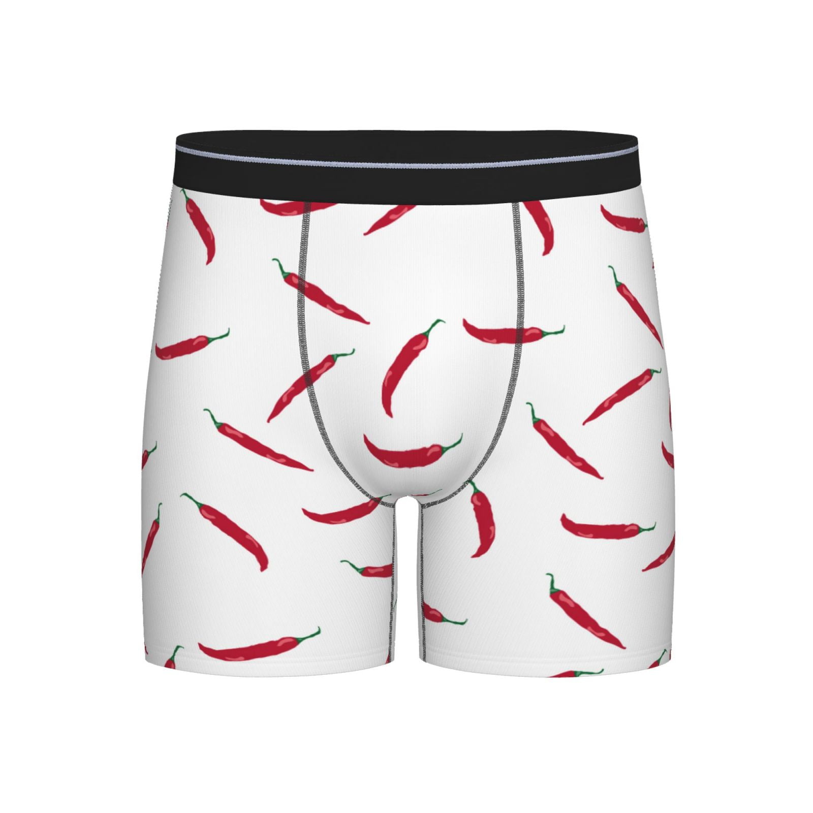 Mens Underwear, Dried Chili Pepper Mens Underwear Boxer Briefs, Soft ...