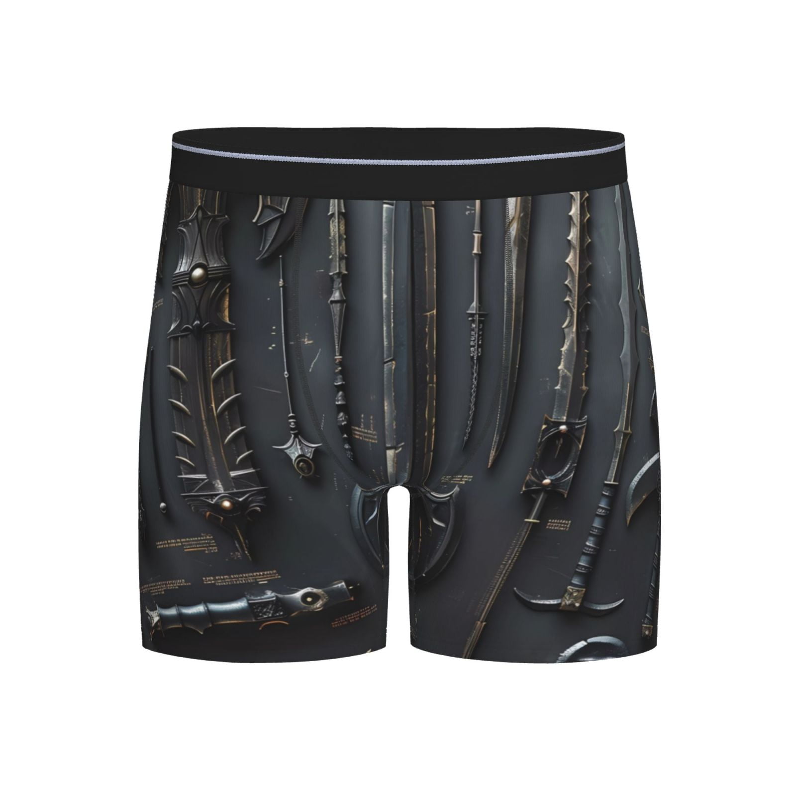 Mens Underwear, Fantasy Medieval Weaponry Mens Underwear Boxer Briefs ...