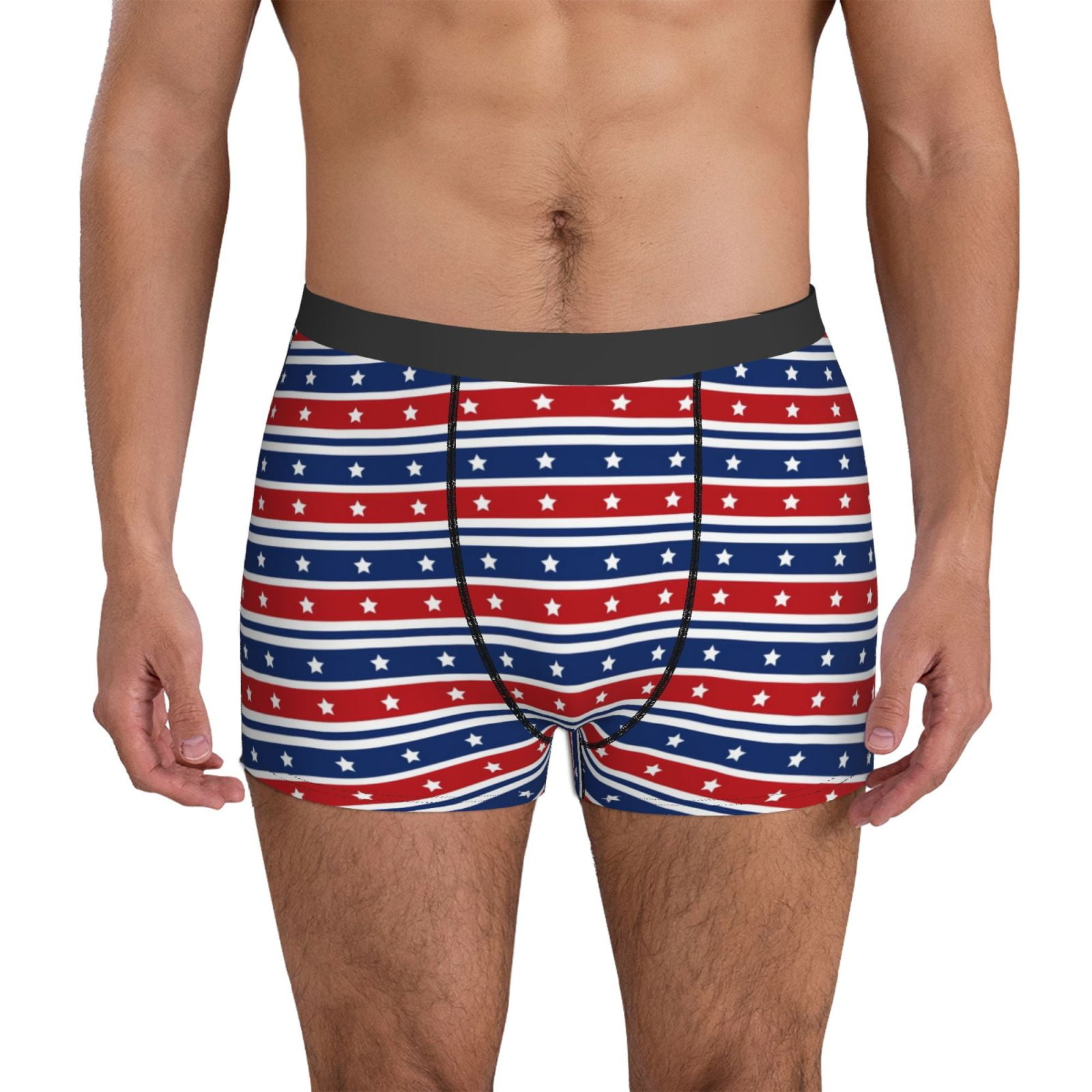 Mens Underwear - Fourth Of July Breathable Stretch Boxers for Men ...