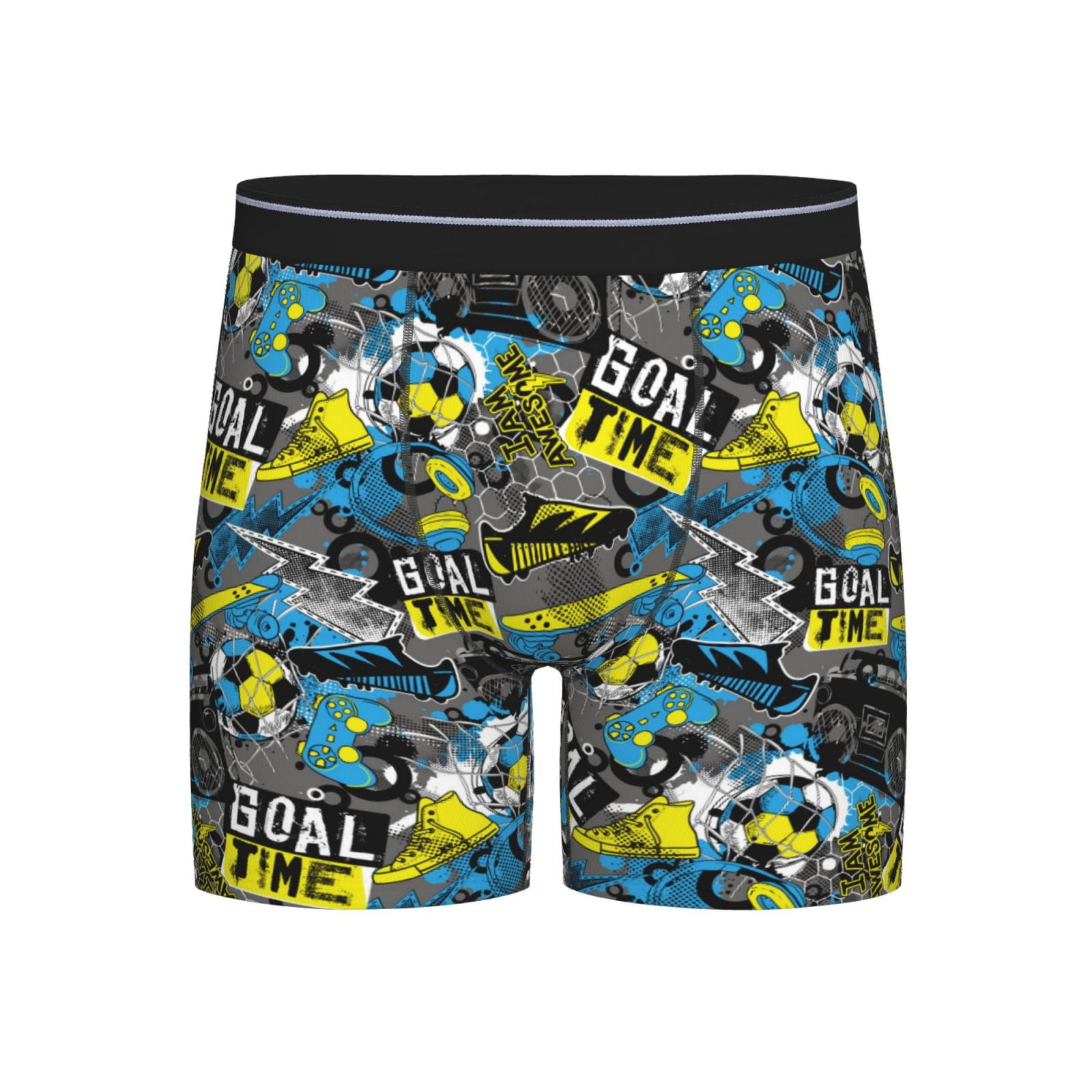 Mens Underwear, Goal Time Mens Underwear Boxer Briefs, Soft Breathable ...