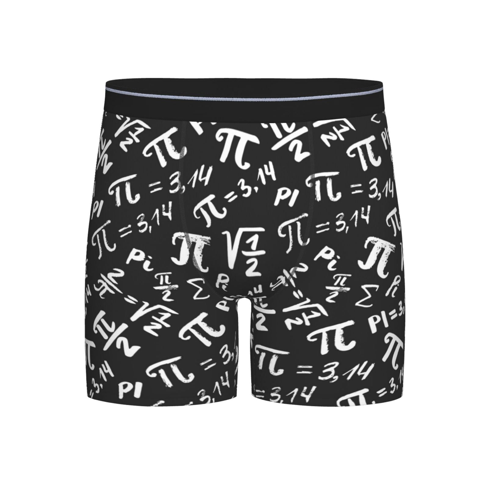 Mens Underwear, Hilarious Math Symbol Print Mens Underwear Boxer Briefs ...
