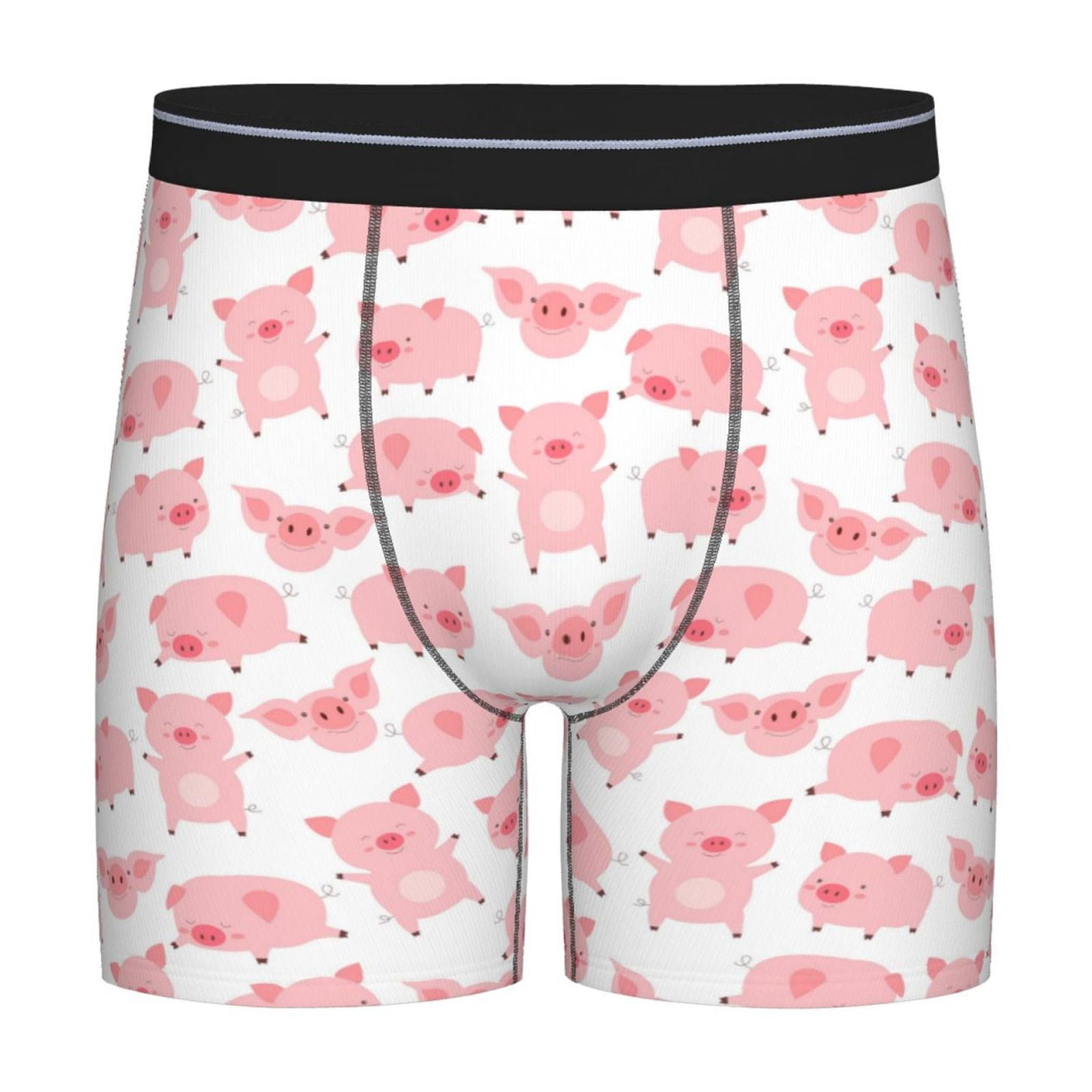 Mens Underwear, Kawaii Pigs Mens Underwear Boxer Briefs, Soft ...