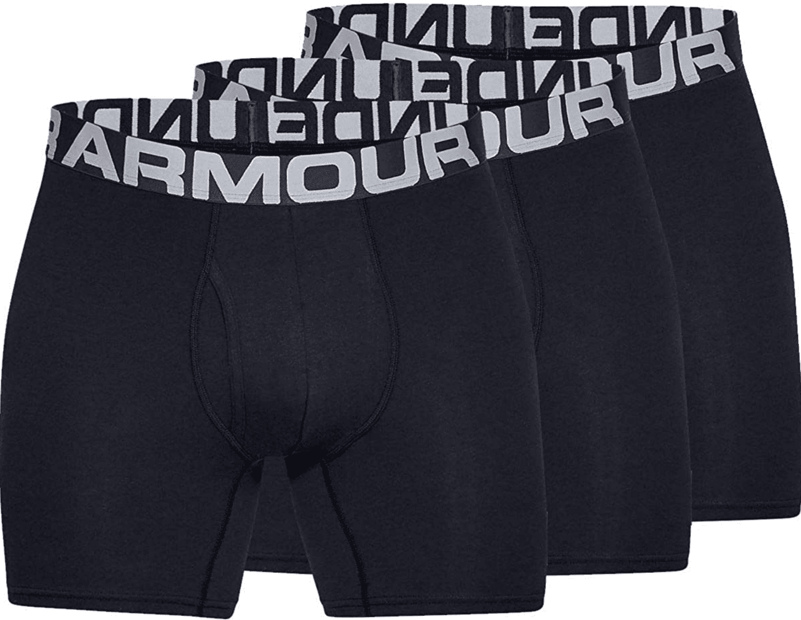 Under Armour 6-inch Boxerjock 3Pk Men's Underwear UA Charged Cotton ...
