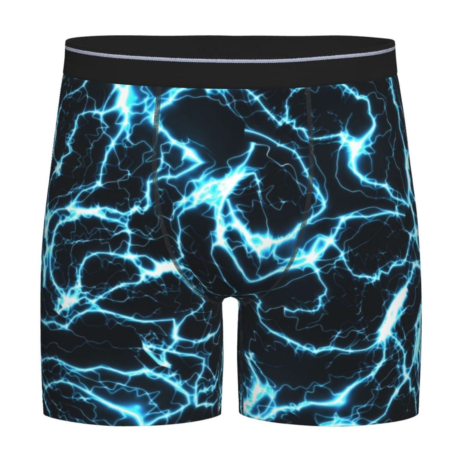 Mens Underwear, Lightning Mens Underwear Boxer Briefs, Soft Breathable ...