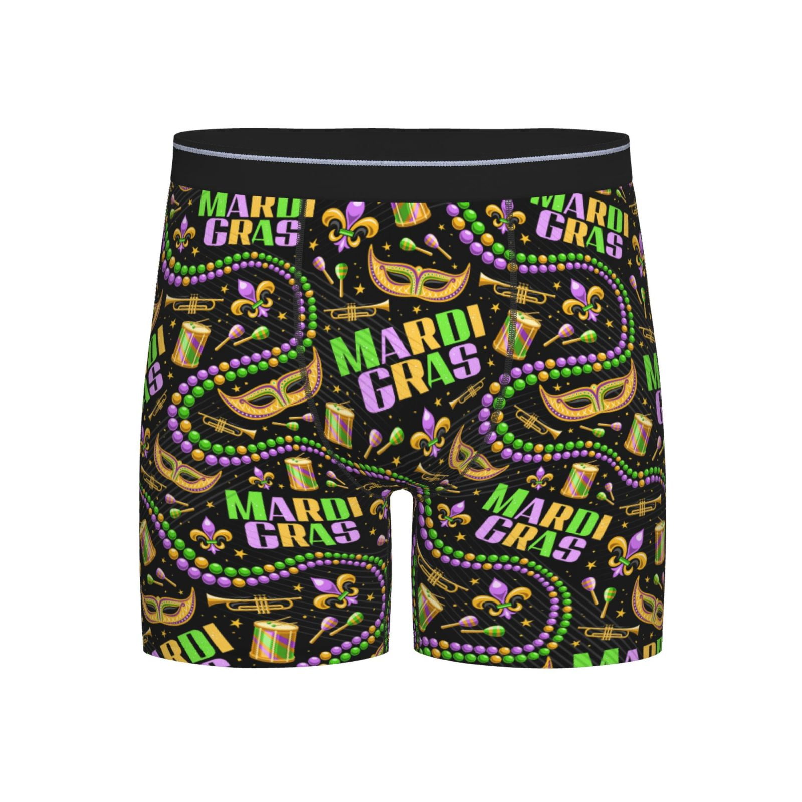 Mens Underwear, Mardi Gras3 Mens Underwear Boxer Briefs, Soft ...