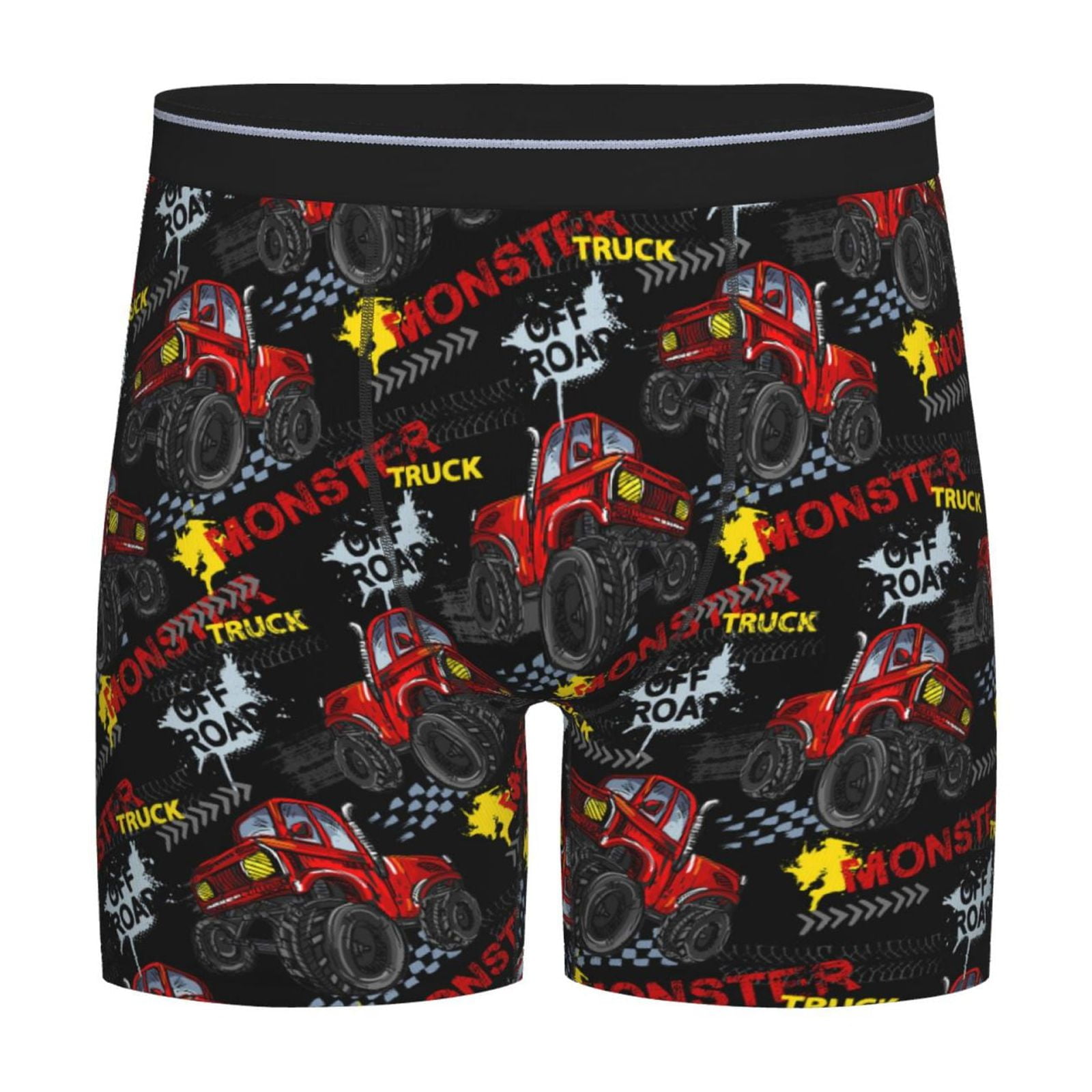 Mens Underwear, Monster Truck Mens Underwear Boxer Briefs, Soft ...