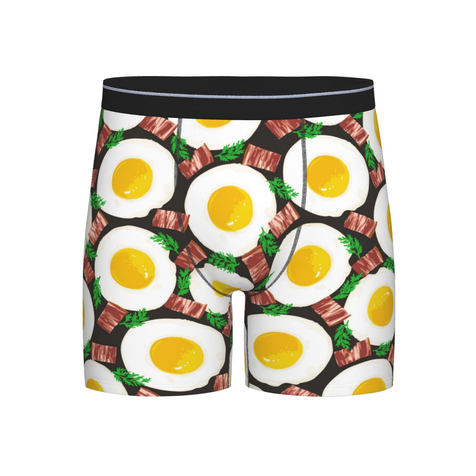 Mens Underwear, Poached Eggs Bacon Rosemary Mens Underwear Boxer Briefs ...