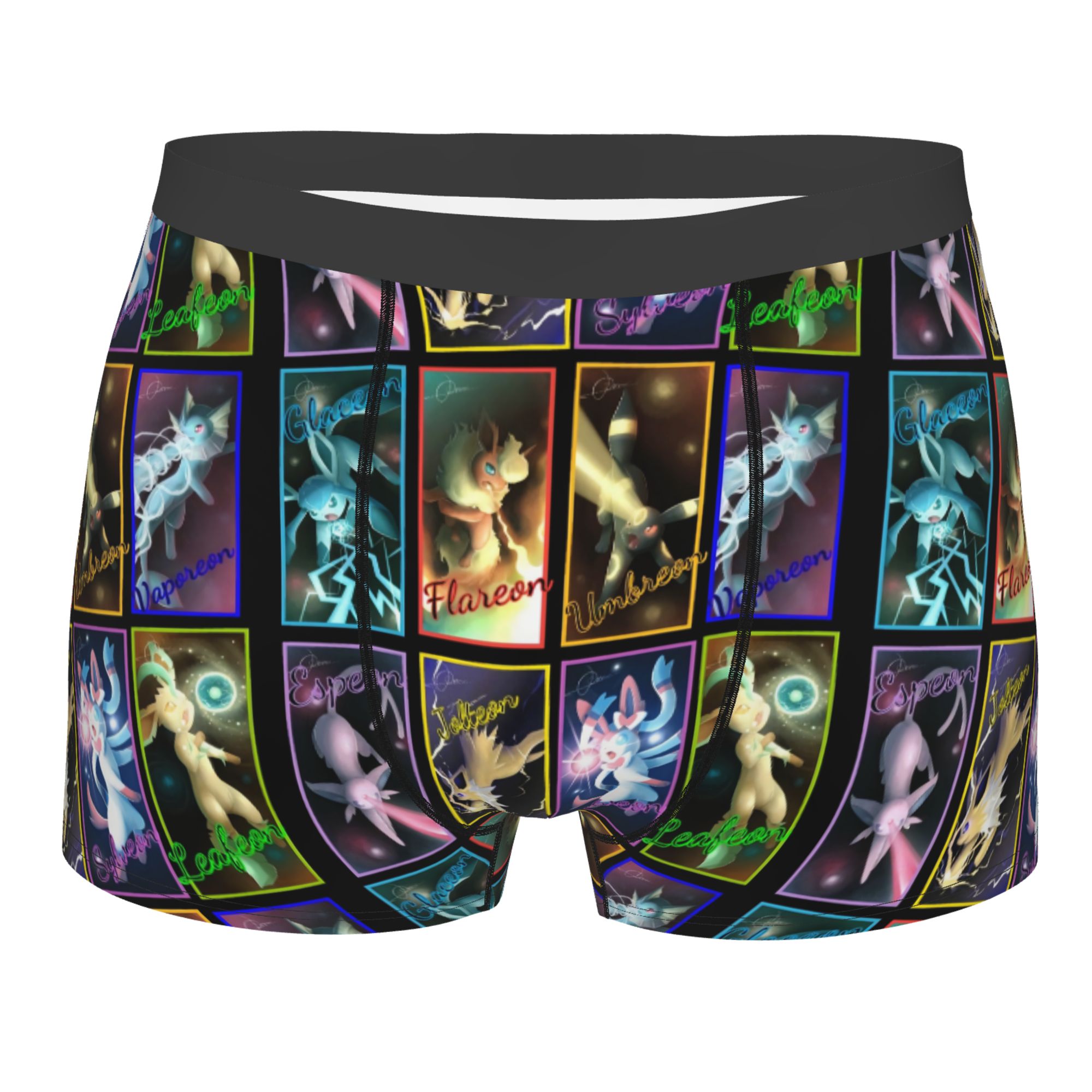 Mens Underwear,Pokémon-eevee,vaporeon,leafeon,umbreon,espeon,glaceon,flareon,jolteon Boxer ...