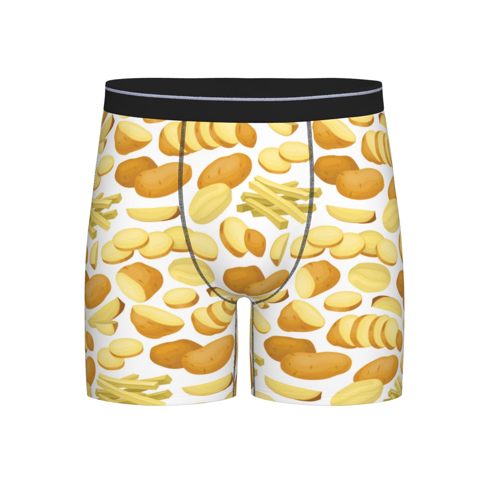 Mens Underwear, Potato Chips Fries Mens Underwear Boxer Briefs, Soft ...