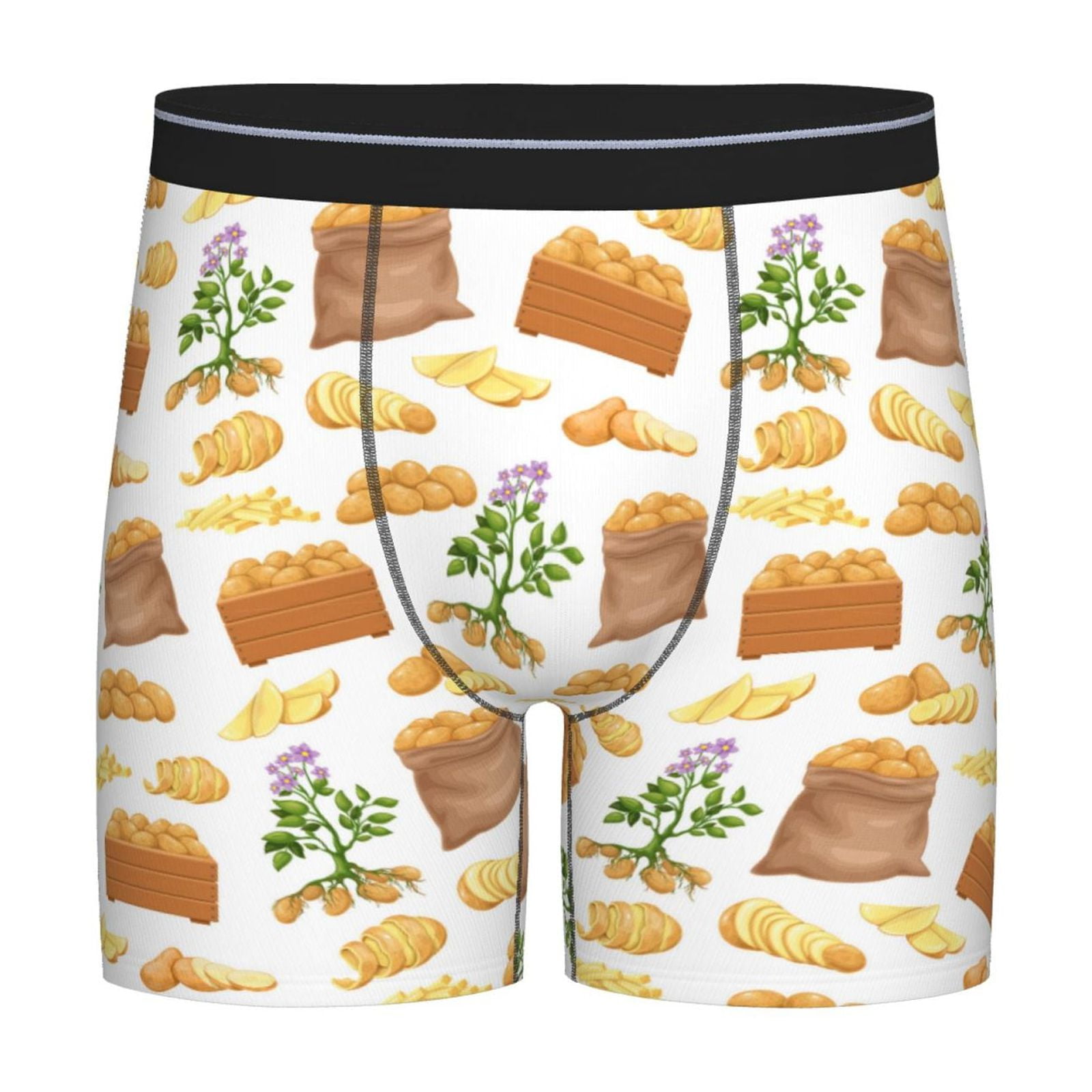 Mens Underwear, Potato Countryside Mens Underwear Boxer Briefs, Soft ...