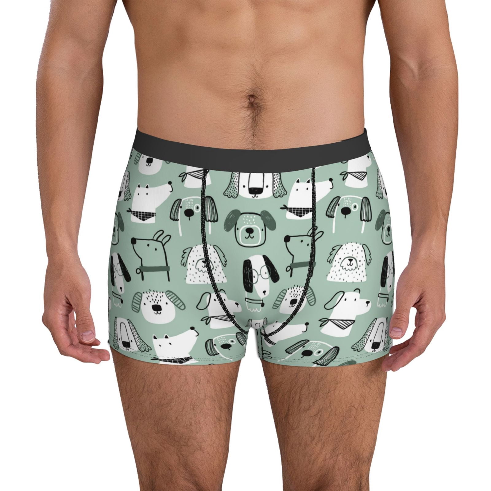 Mens Underwear, Puppy print A Sexy Mens Underwear Boxer Briefs ...