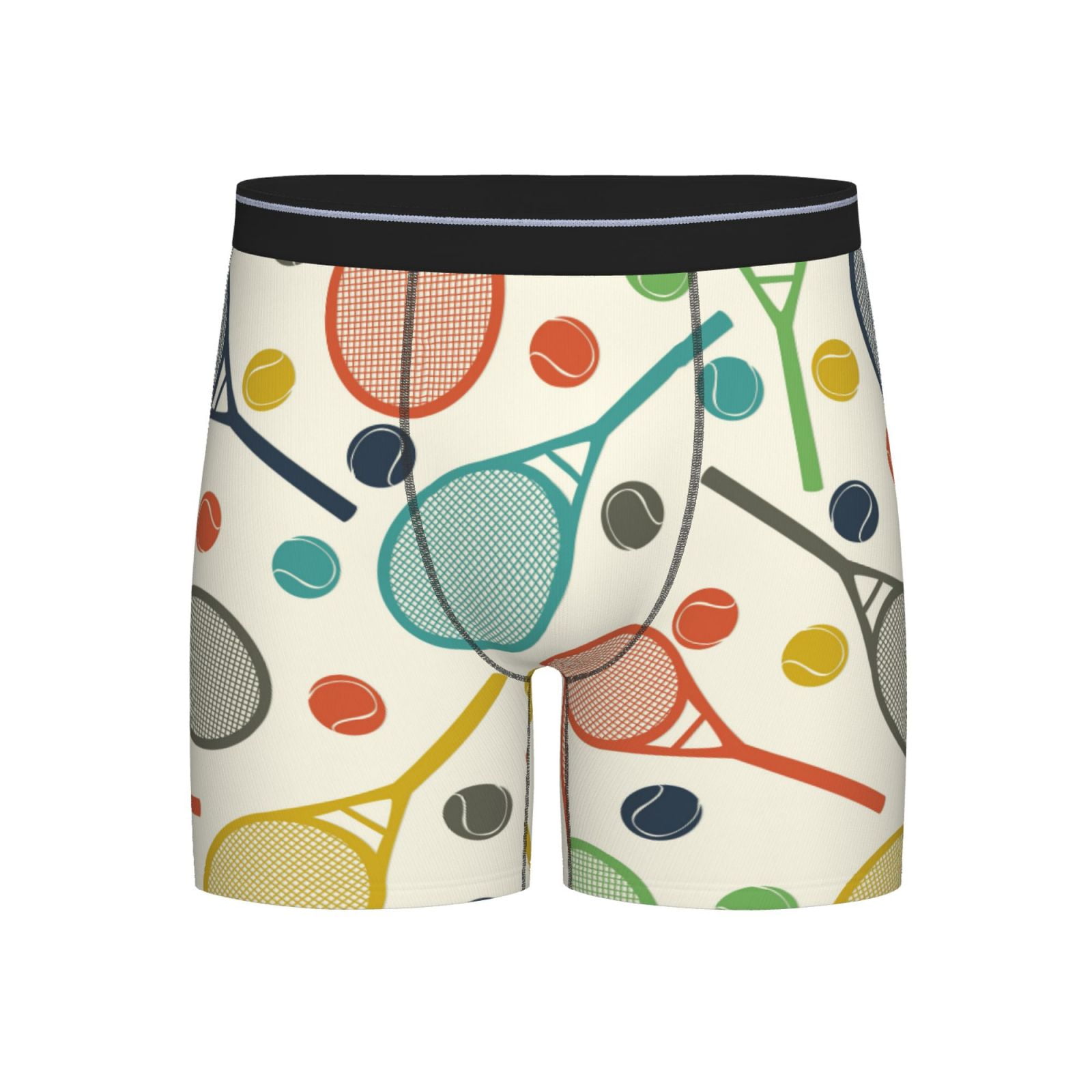 Mens Underwear, Racket And Tennis Ball Mens Underwear Boxer Briefs ...