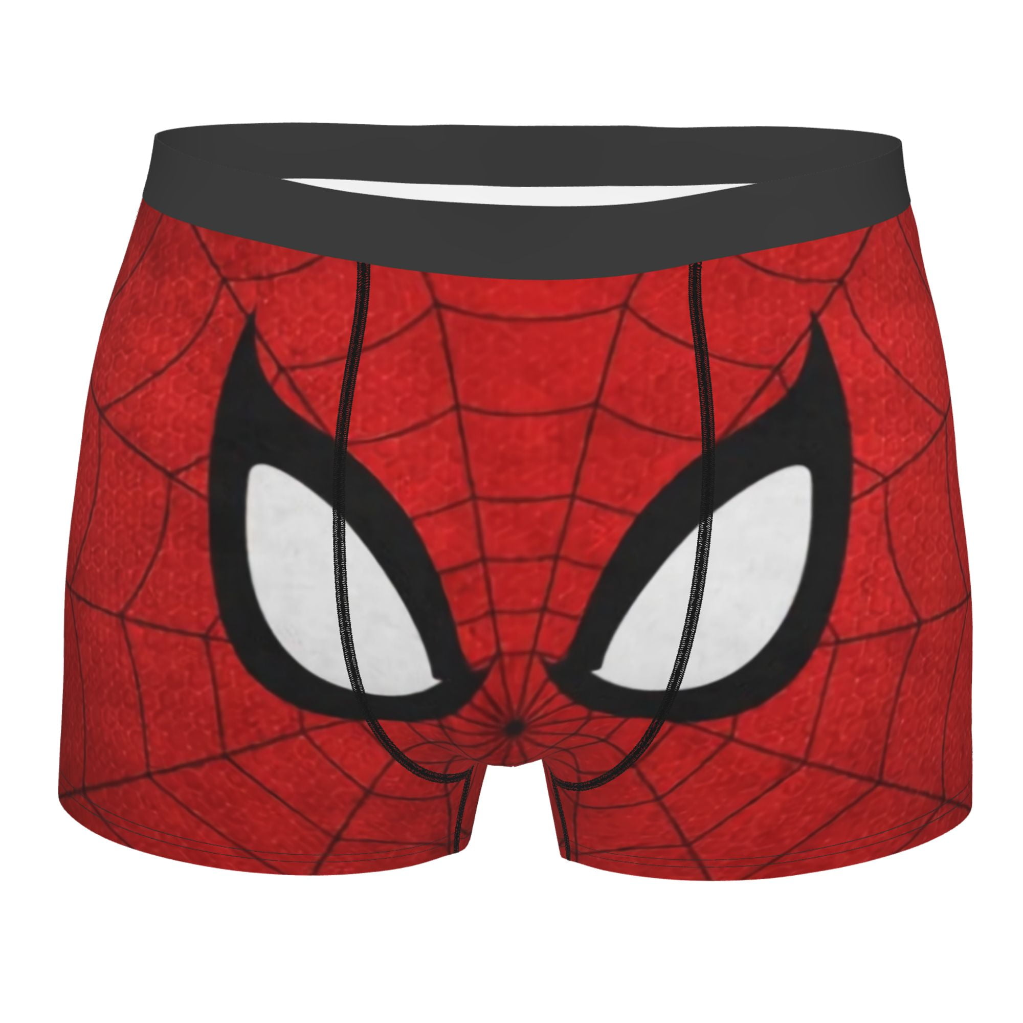 Mens Underwear,Red Spider Spider-Man Boxer Briefs,Breathable Soft ...