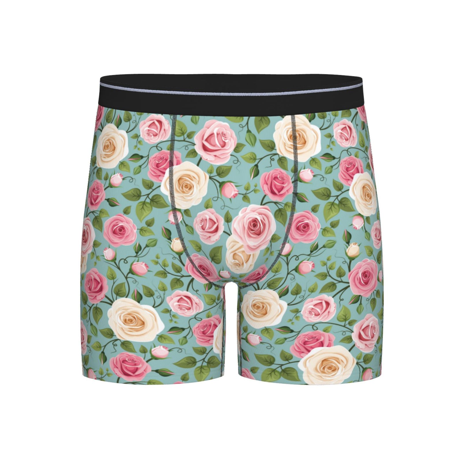 Mens Underwear, Rose Flowers Temg Mens Underwear Boxer Briefs, Soft ...