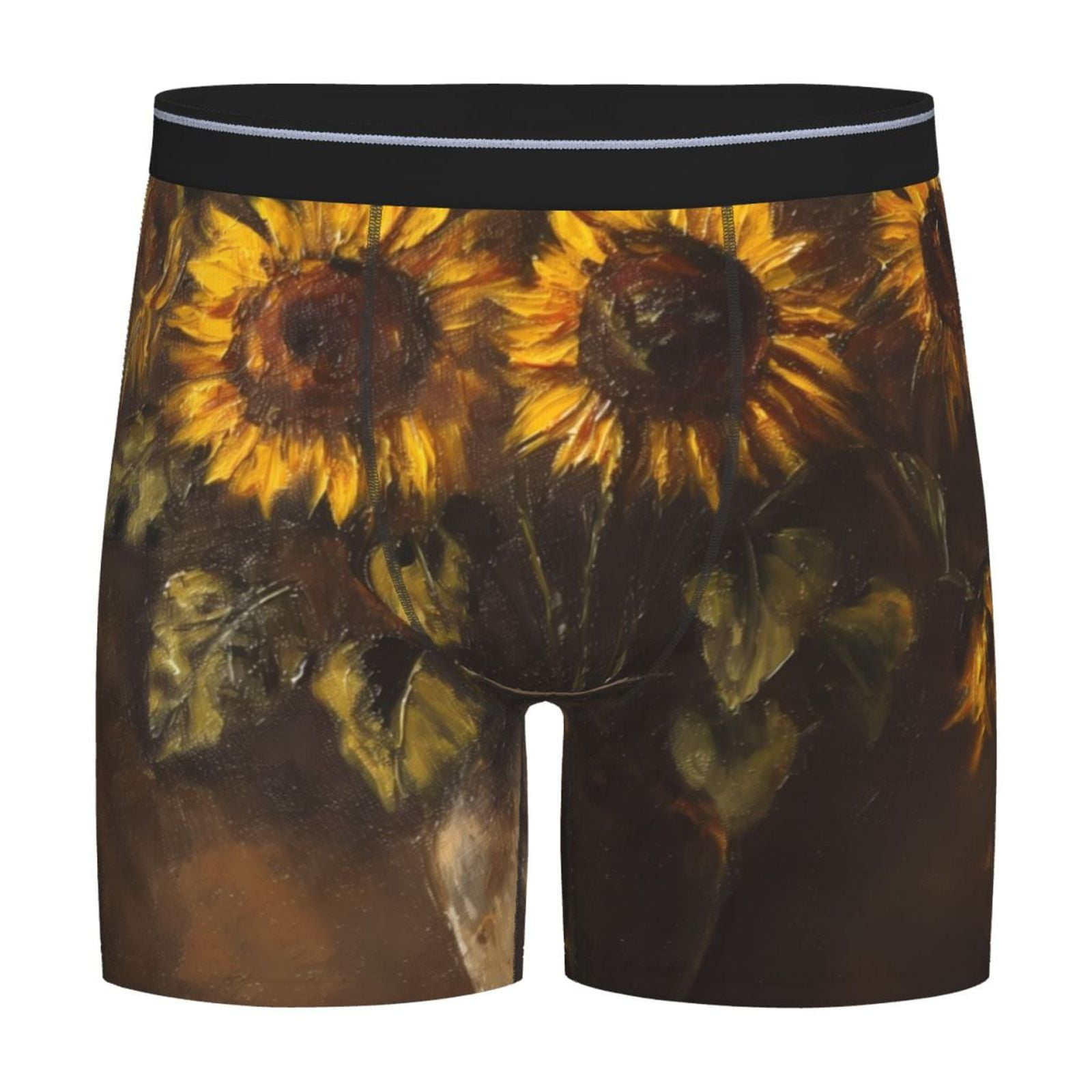 Mens Underwear, Rustic Sunflower Bouquet Mens Underwear Boxer Briefs ...