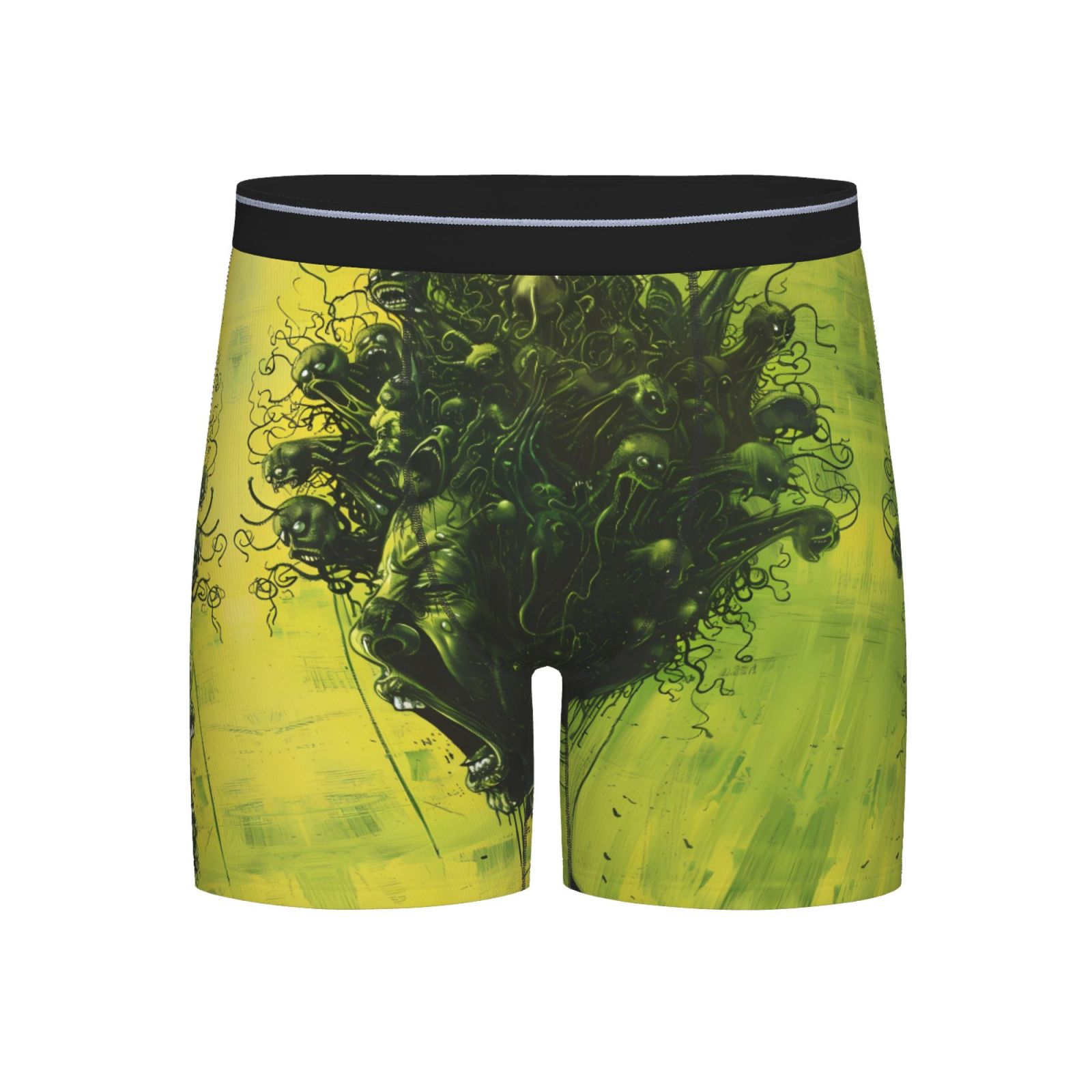 Mens Underwear, Screaming Horror Art Mens Underwear Boxer Briefs, Soft ...