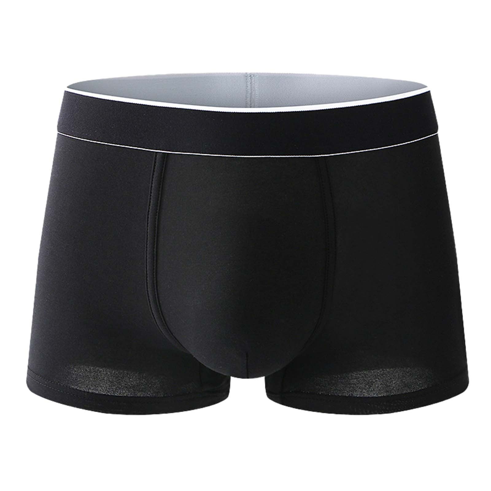 Mens Underwear Snoarin Plus Size Fashion Ice Silk Panties Briefs ...