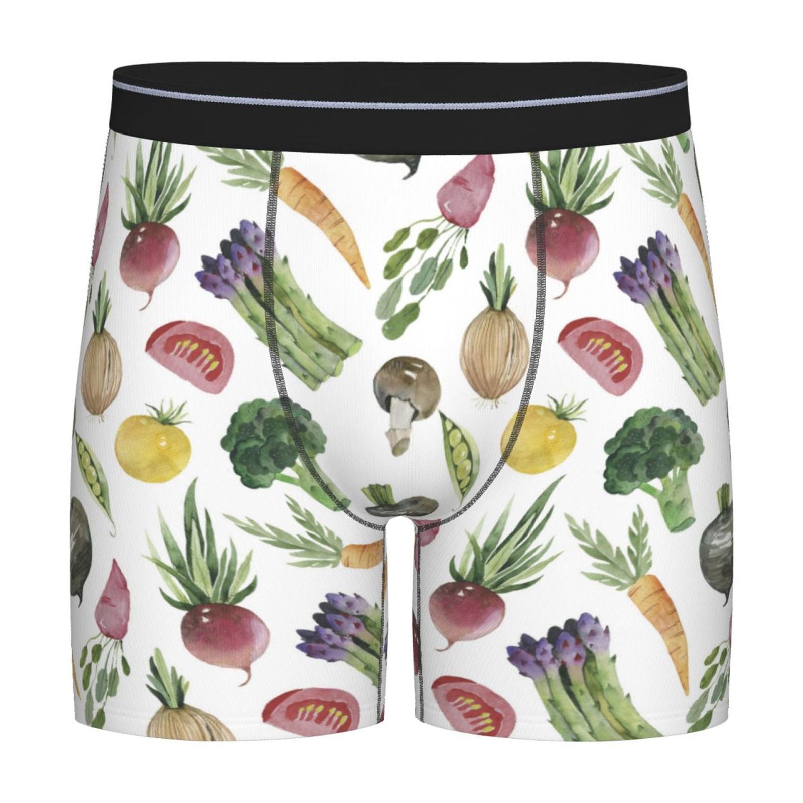 Mens Underwear, Vegetable Asparagus Print Mens Underwear Boxer Briefs ...