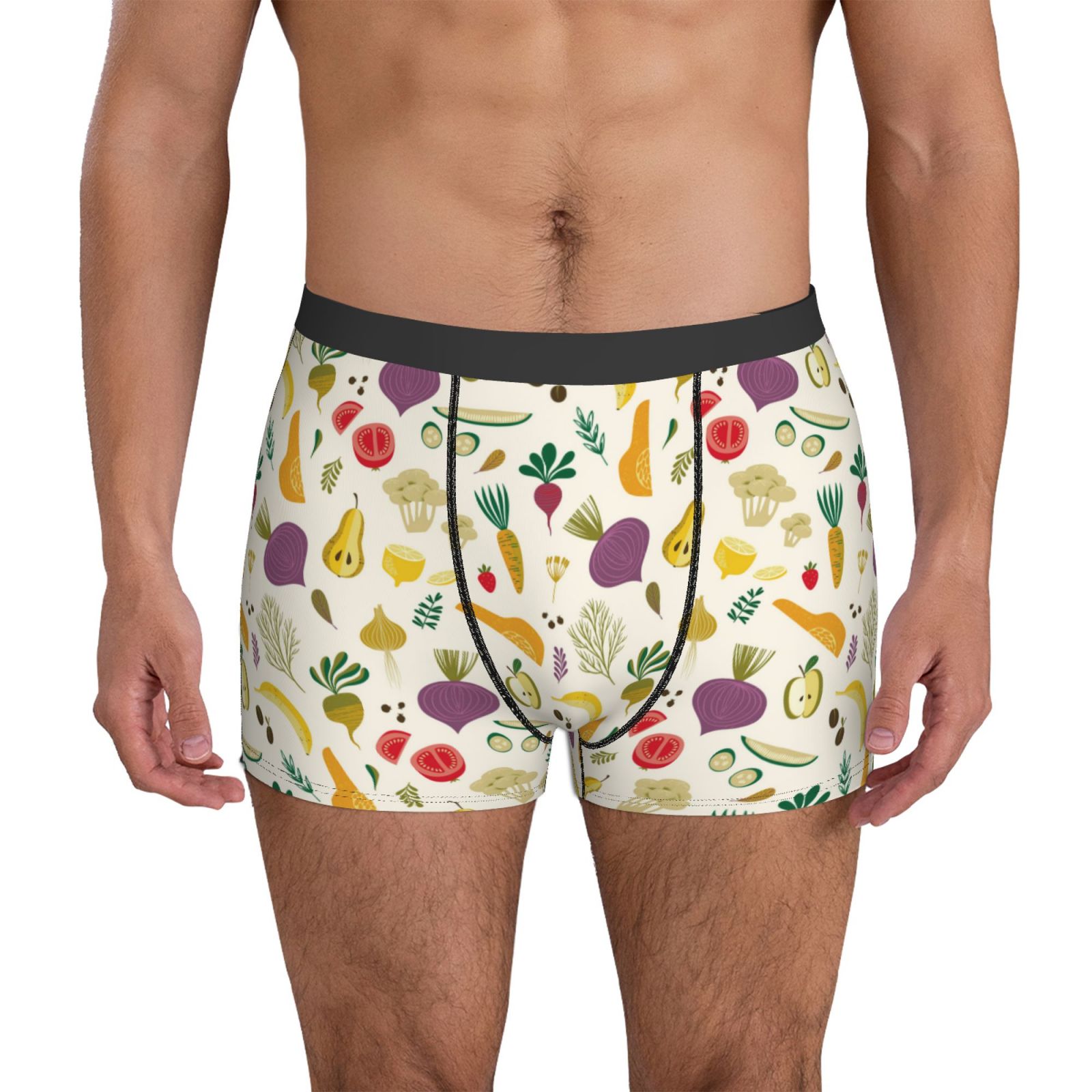 Mens Underwear, Vegetable Sexy Mens Underwear Boxer Briefs, Breathable ...