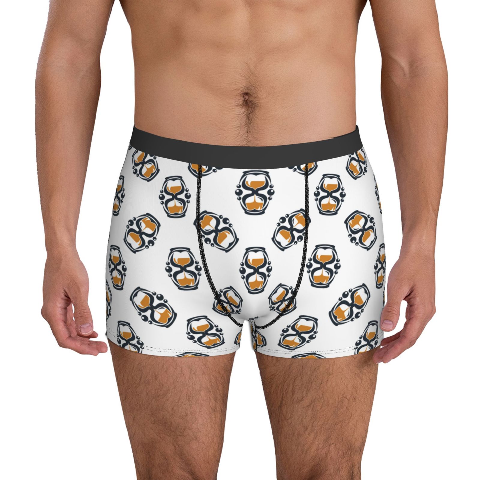 Mens Underwear, cartoon hourglass Sexy Mens Underwear Boxer Briefs ...