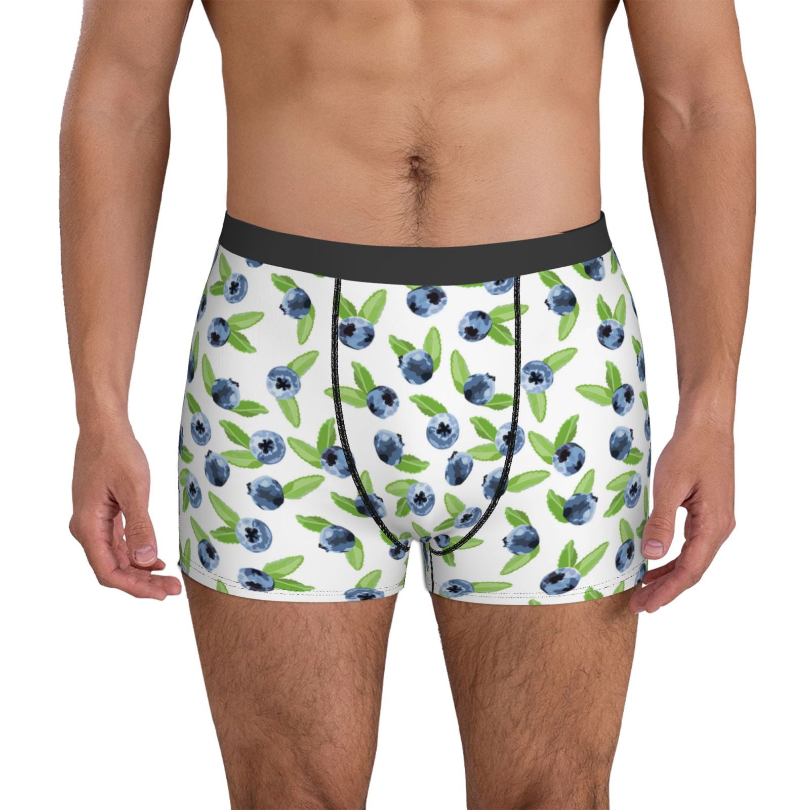 Mens Underwear, funny Blueberry design Sexy Mens Underwear Boxer Briefs ...