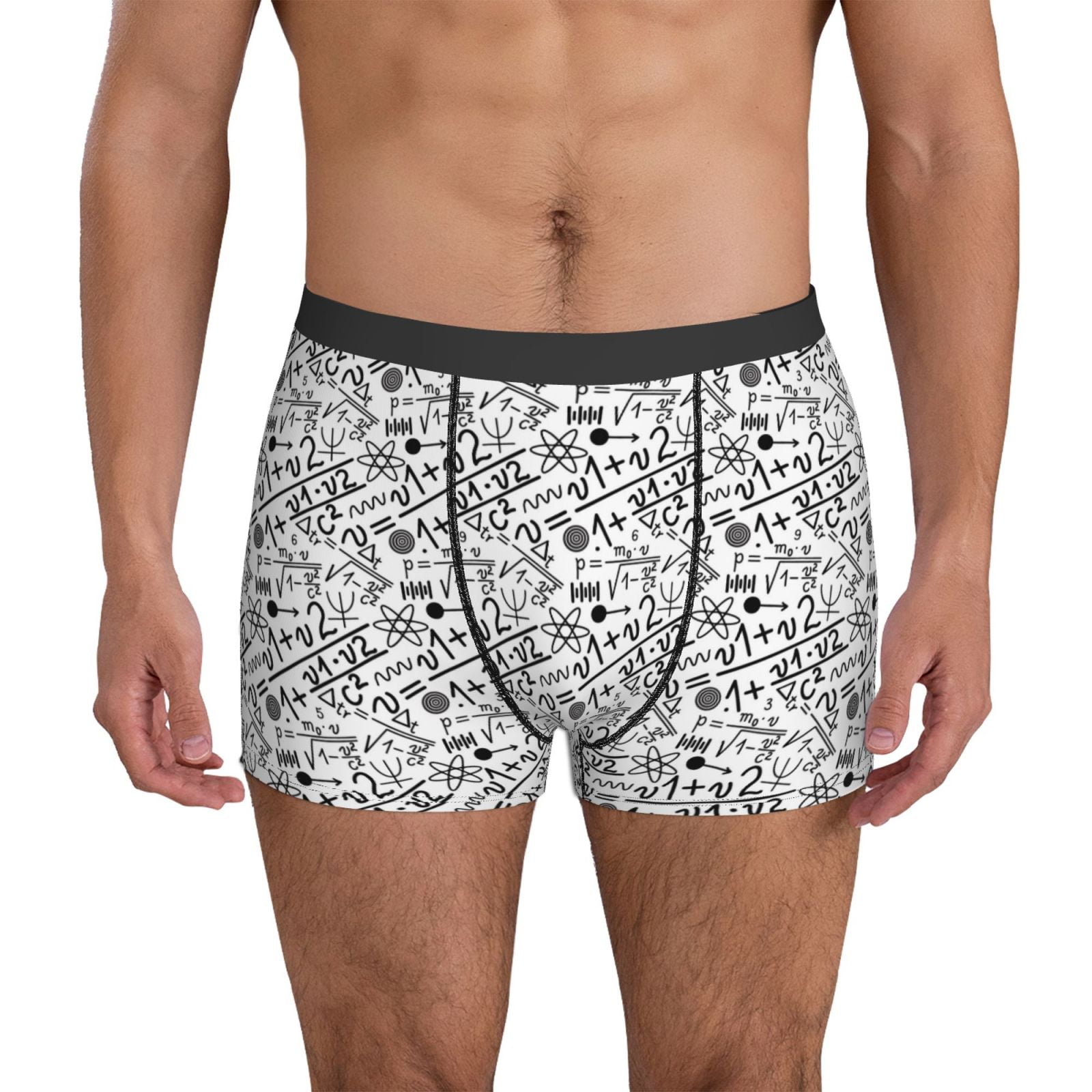 Mens Underwear, math equation formula Sexy Mens Underwear Boxer Briefs ...