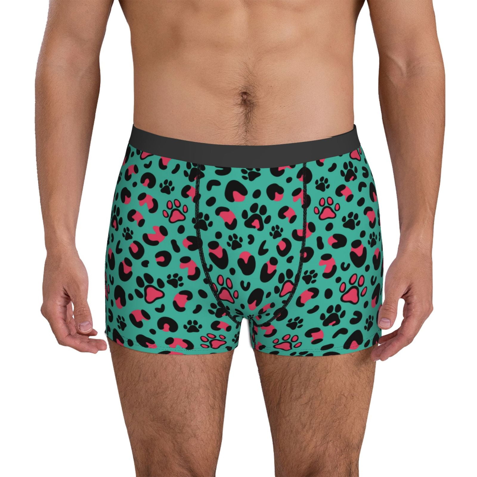 Mens Underwear, paw Leopard print Sexy Mens Underwear Boxer Briefs ...