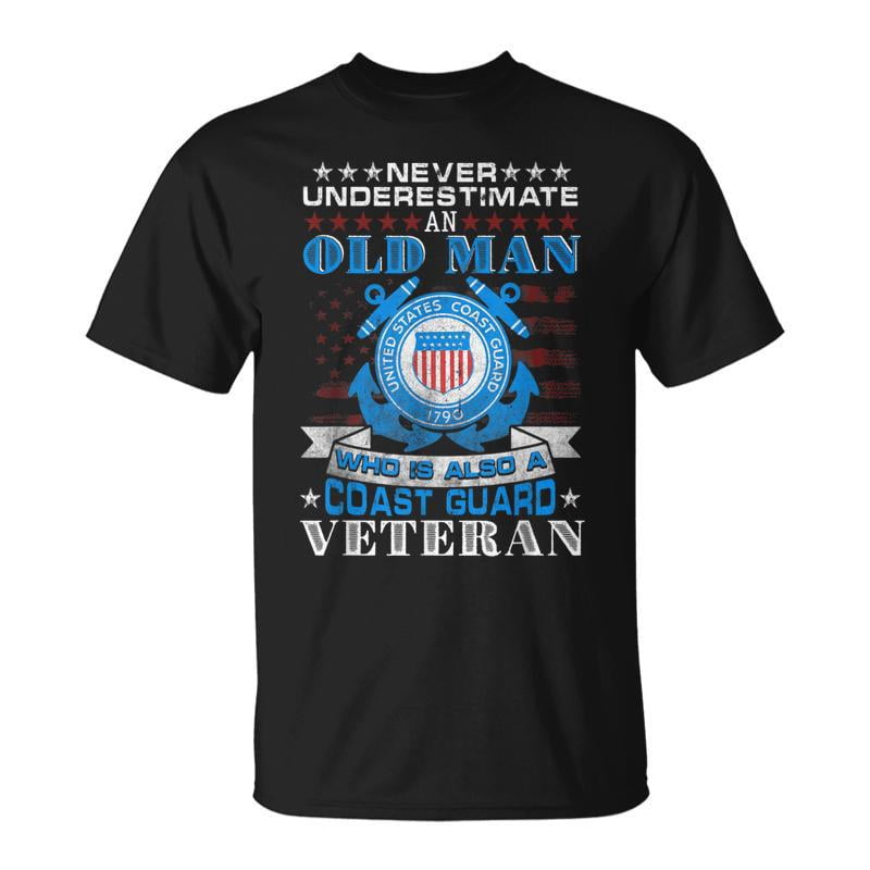 Mens Us Coast Guard Veteran Day Uscg TShirt - Walmart.com