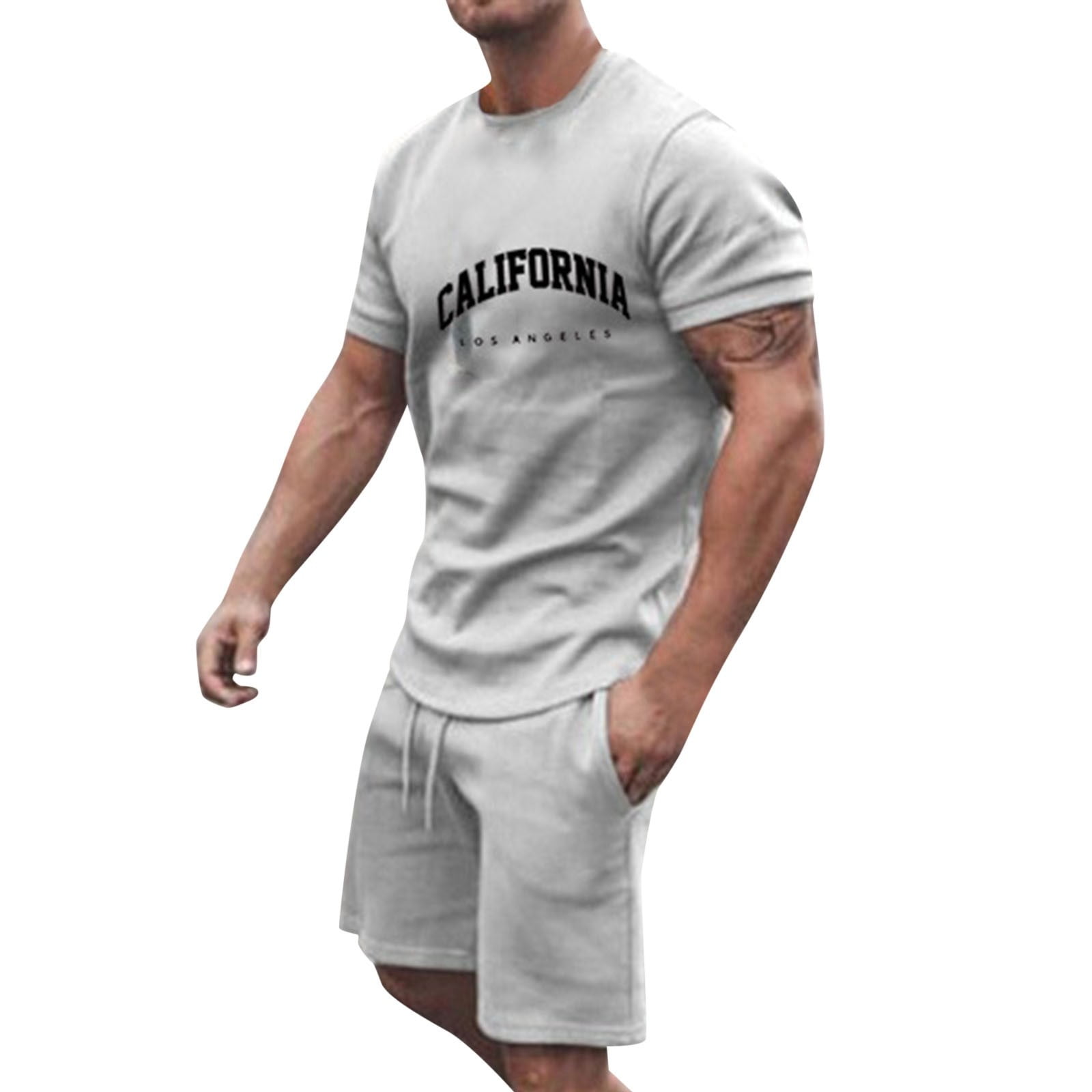 Mens Vacation Outfits Big and Tall Summer Tennis Outfit Set Classic Fit ...