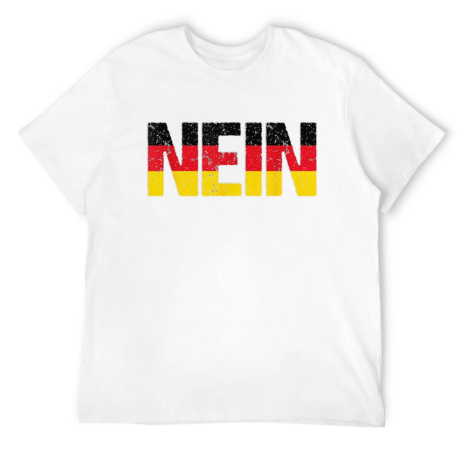 Mens Vintage Germany Flag Colors NEIN German No - Oktoberfest T-Shirt ...