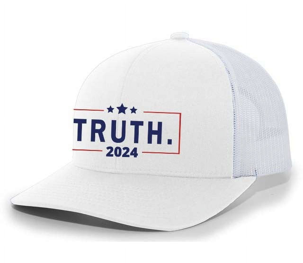 Mens Vivek Hat Vivek Ramaswamy Truth Slogan 2024 Mesh Back Trucker Hat ...