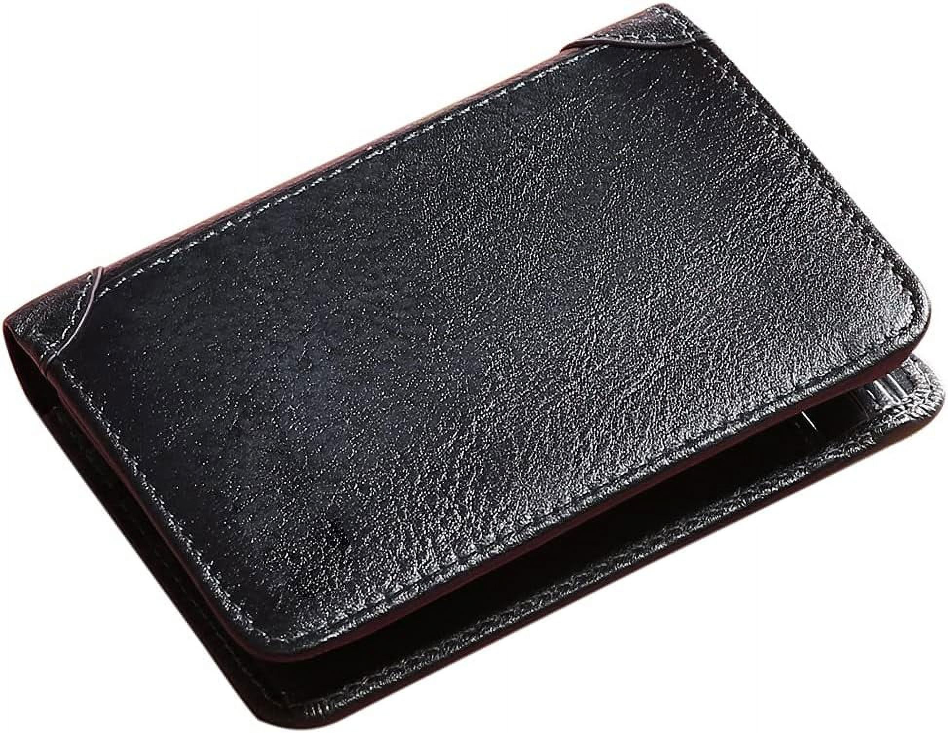 Mens Wallet Genuine Leather RFID Blocking Trifold Wallets for Men with ...